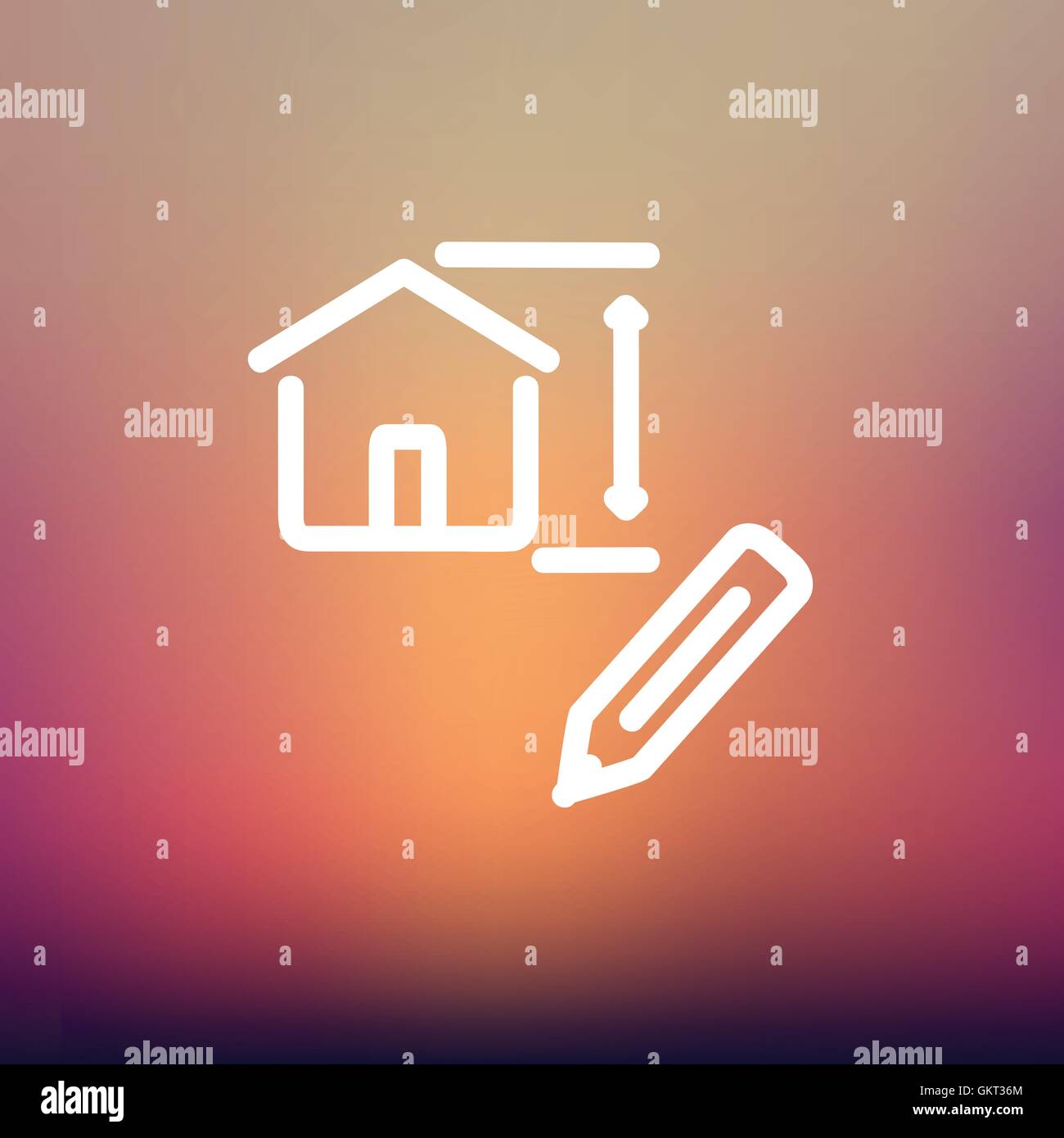 Pencil sketch line pen Stock Vector Images - Alamy