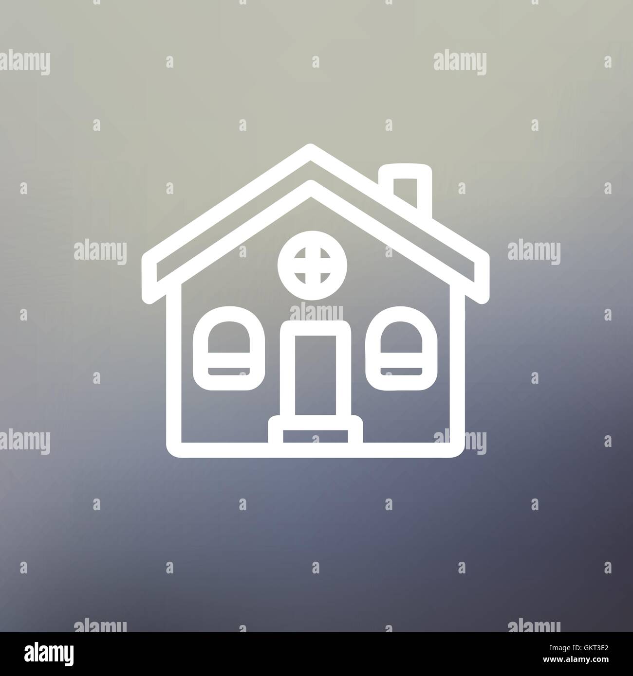 Catholic church line solid Stock Vector Images - Alamy