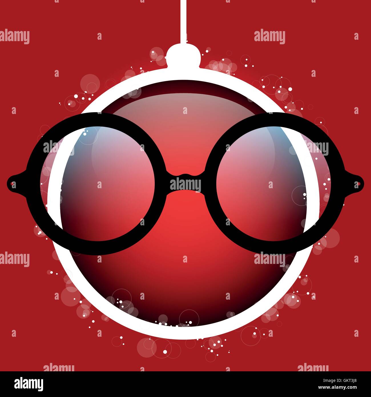 Christmas new year celebration glasses Stock Vector Images - Alamy