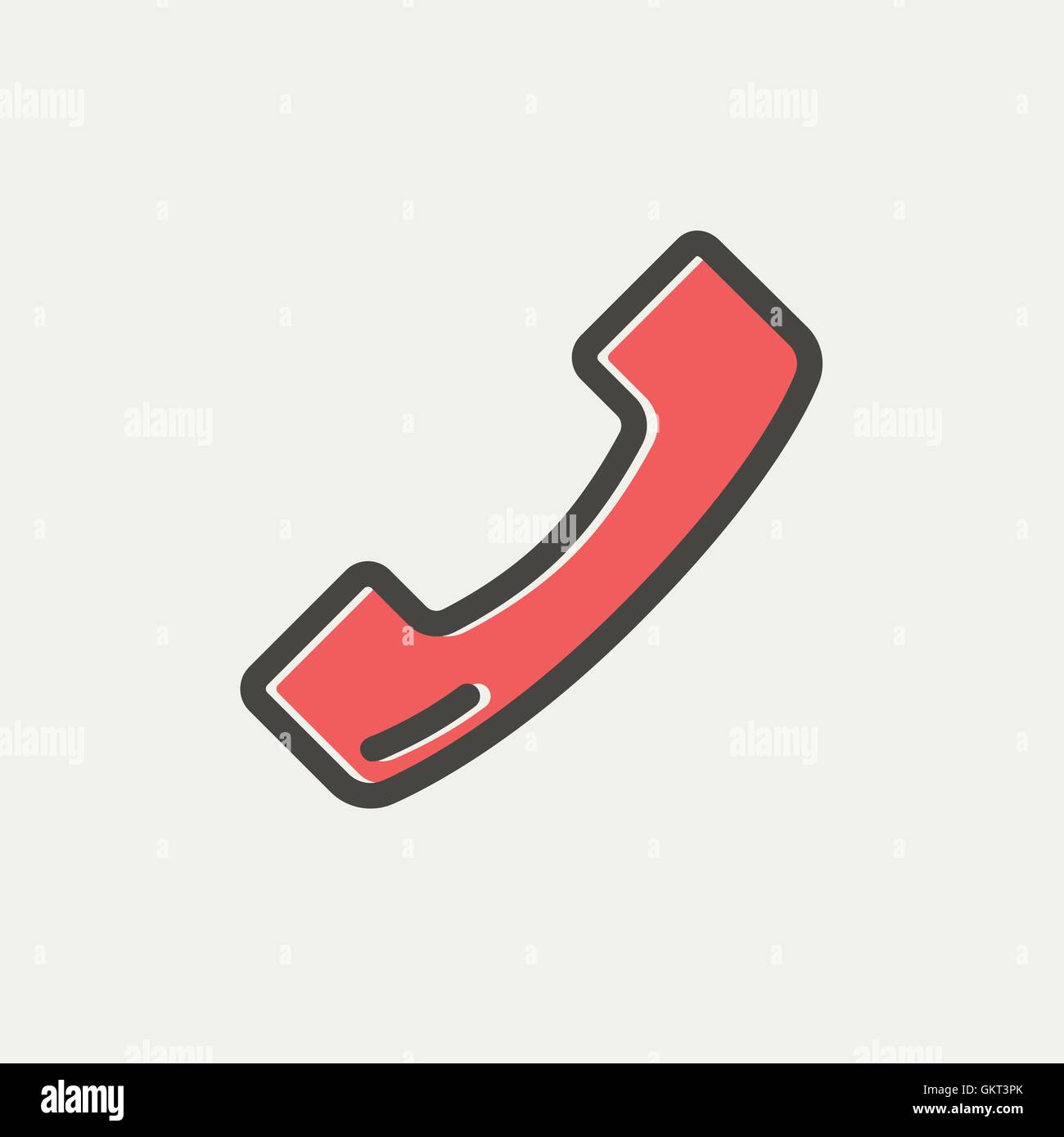 Icon receiver message Stock Vector Images - Alamy