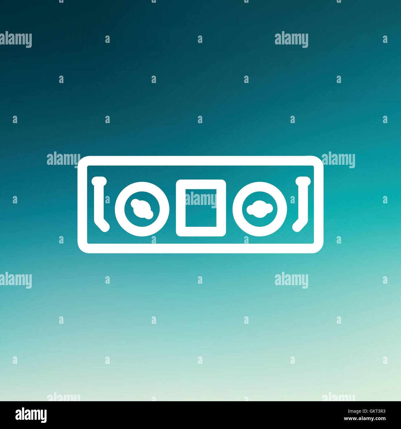 DJ console thin line icon Stock Vector Image & Art - Alamy