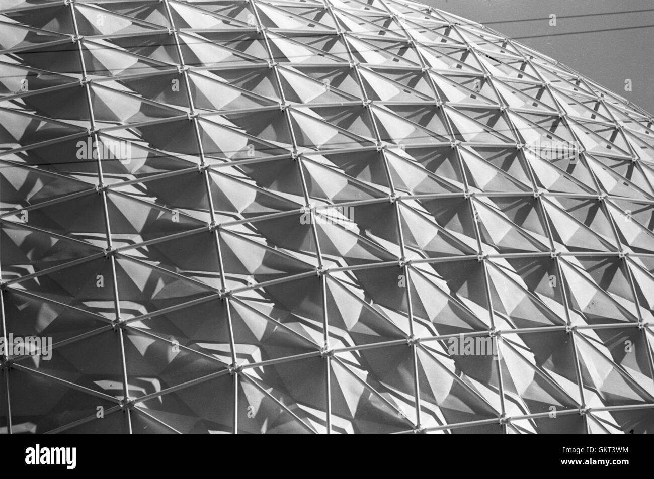 The hexdome structure of the Millennium Tank Car Dome, in Wood River ...