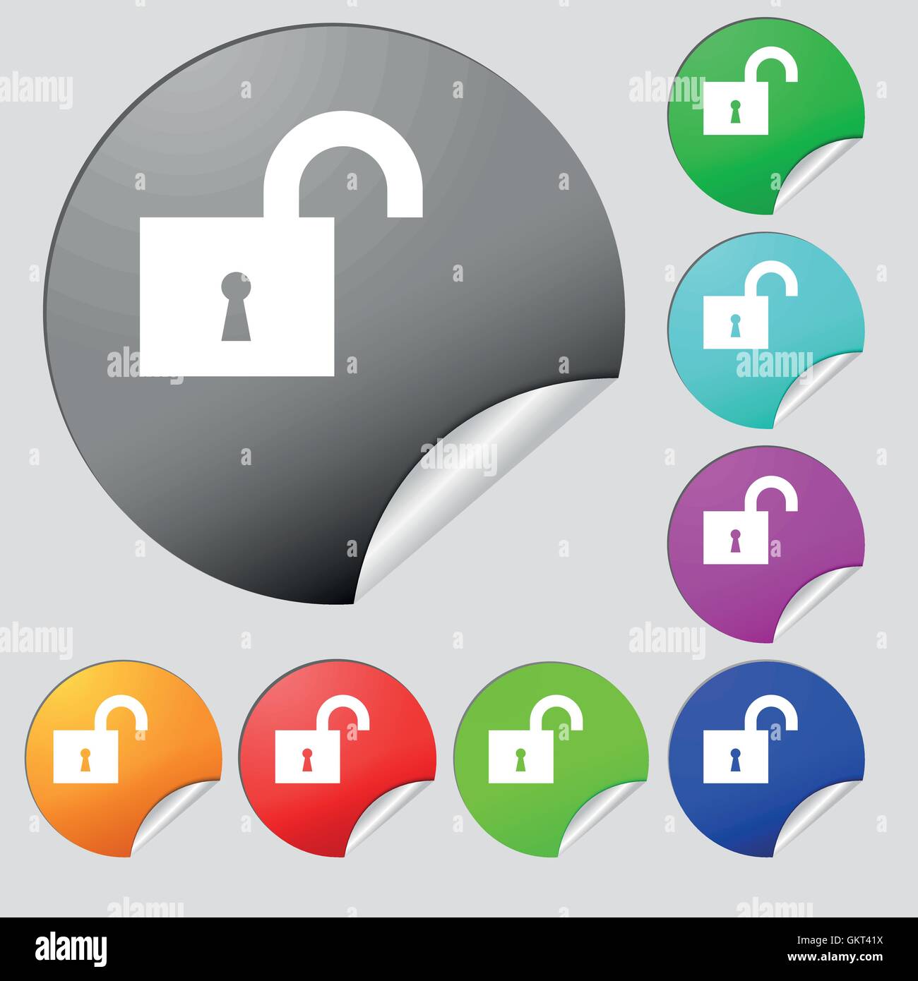 Multi locks Stock Vector Images - Alamy