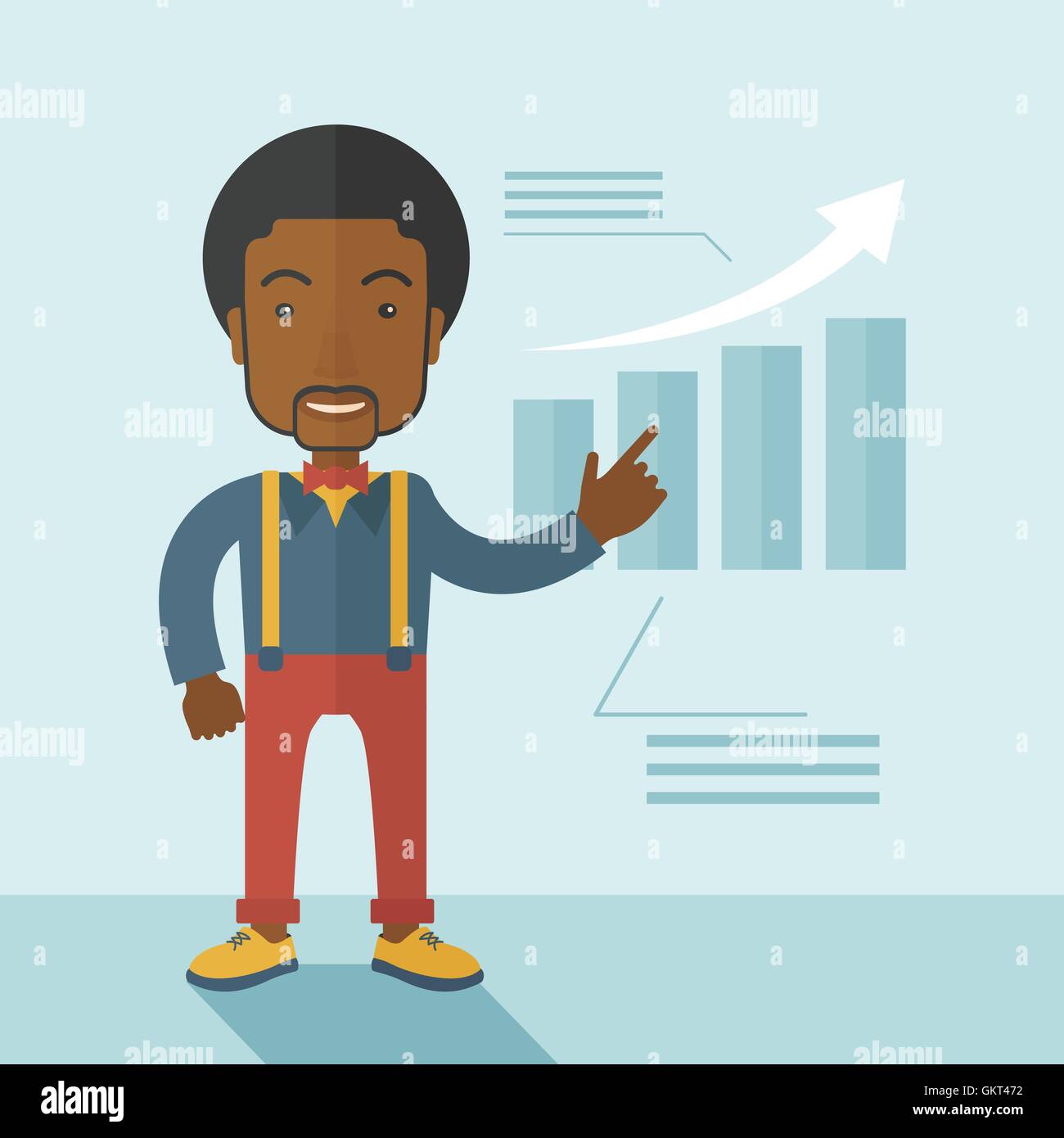 Successful sales person cartoon Stock Vector Images - Alamy