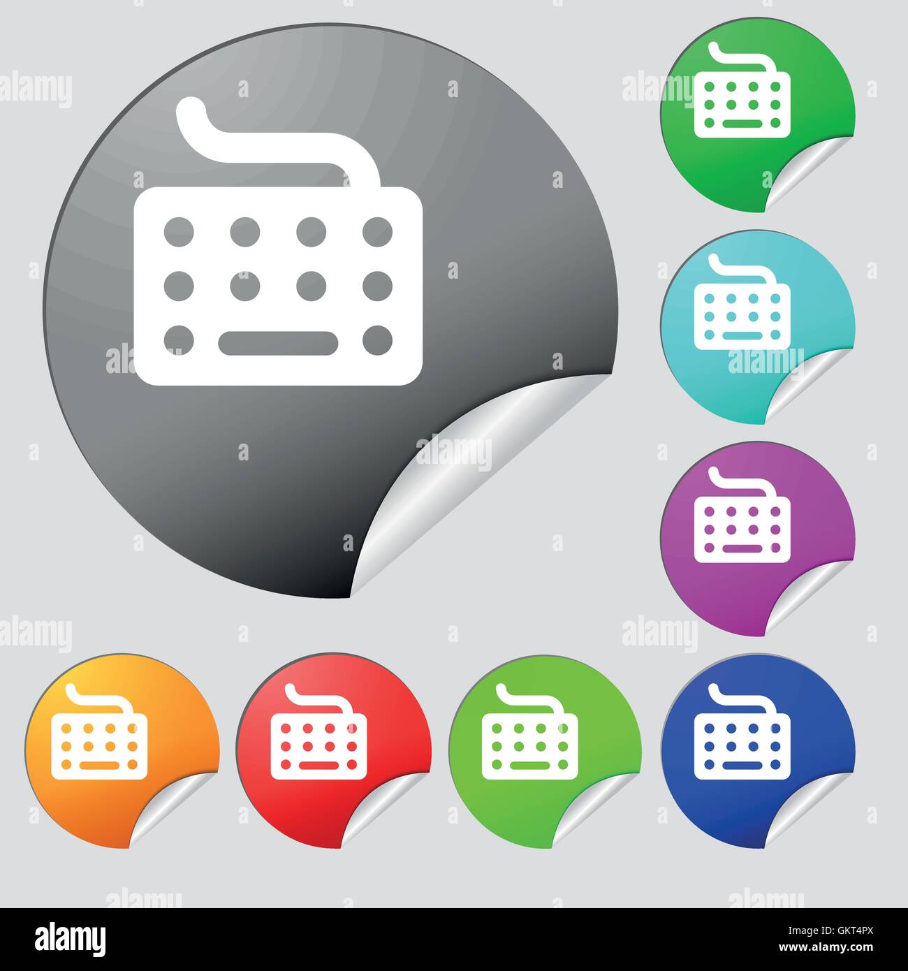 Fingers typing text Stock Vector Images - Alamy