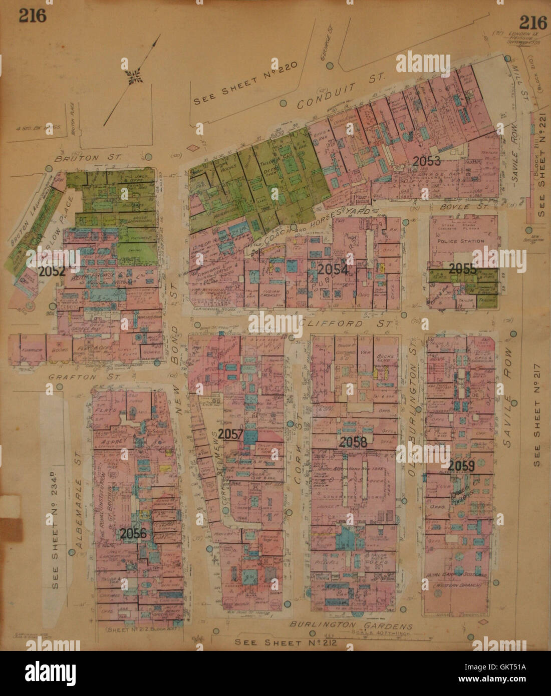 Mayfair map hi-res stock photography and images - Alamy