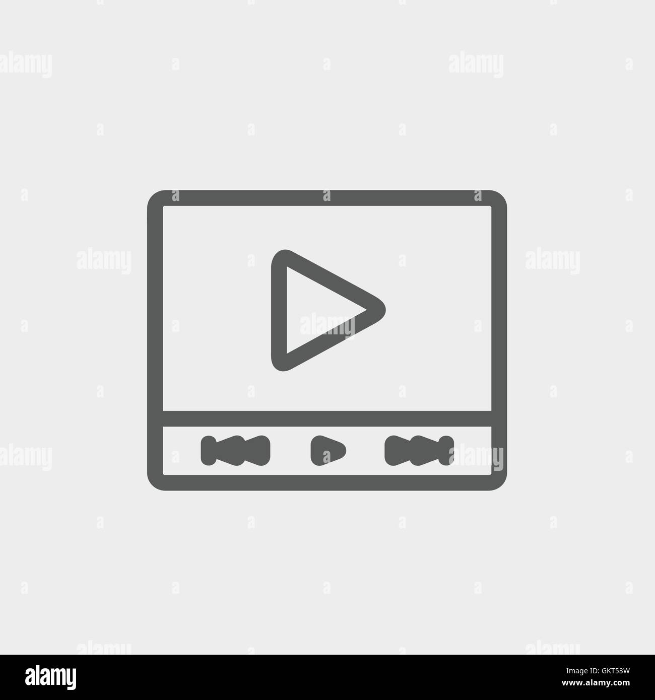 Push play Stock Vector Images - Alamy