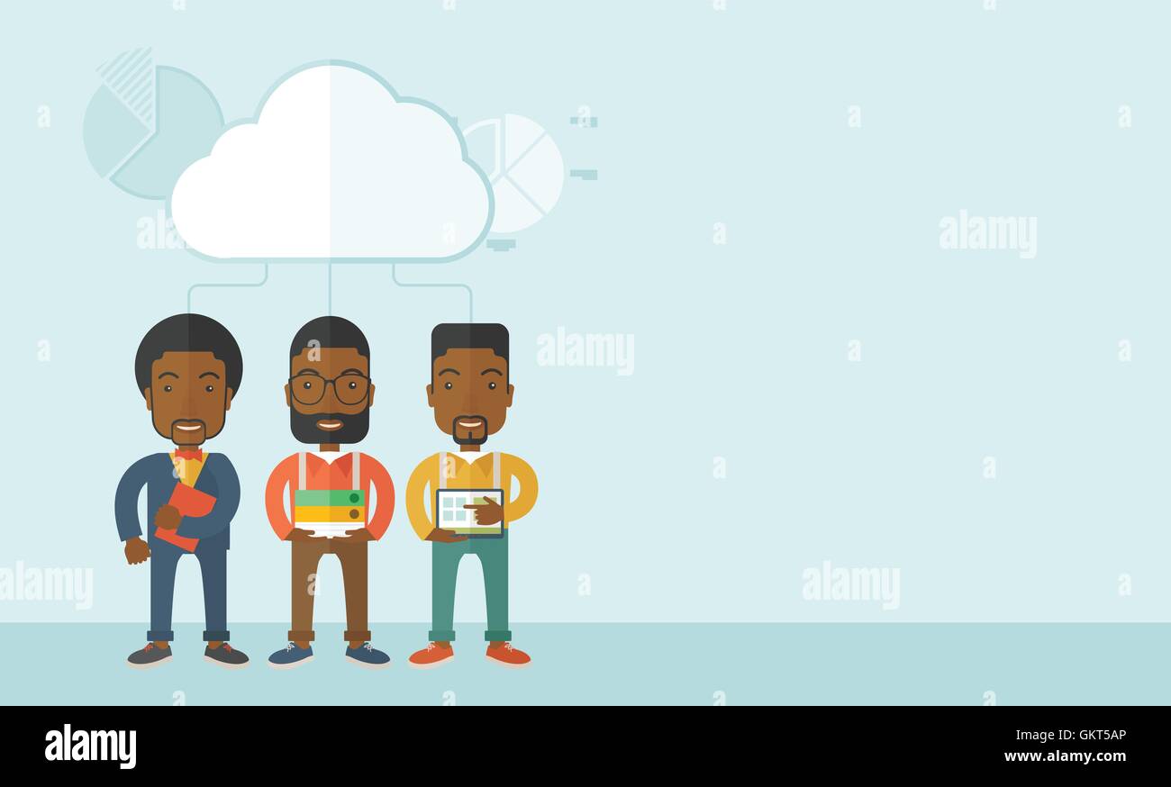 Men holding Stock Vector Images - Alamy