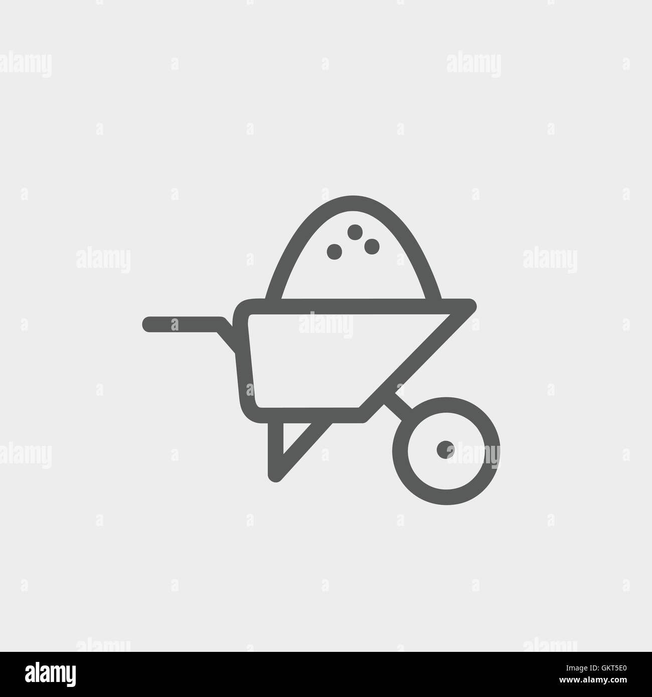 Full cart outline icon Black and White Stock Photos & Images - Alamy
