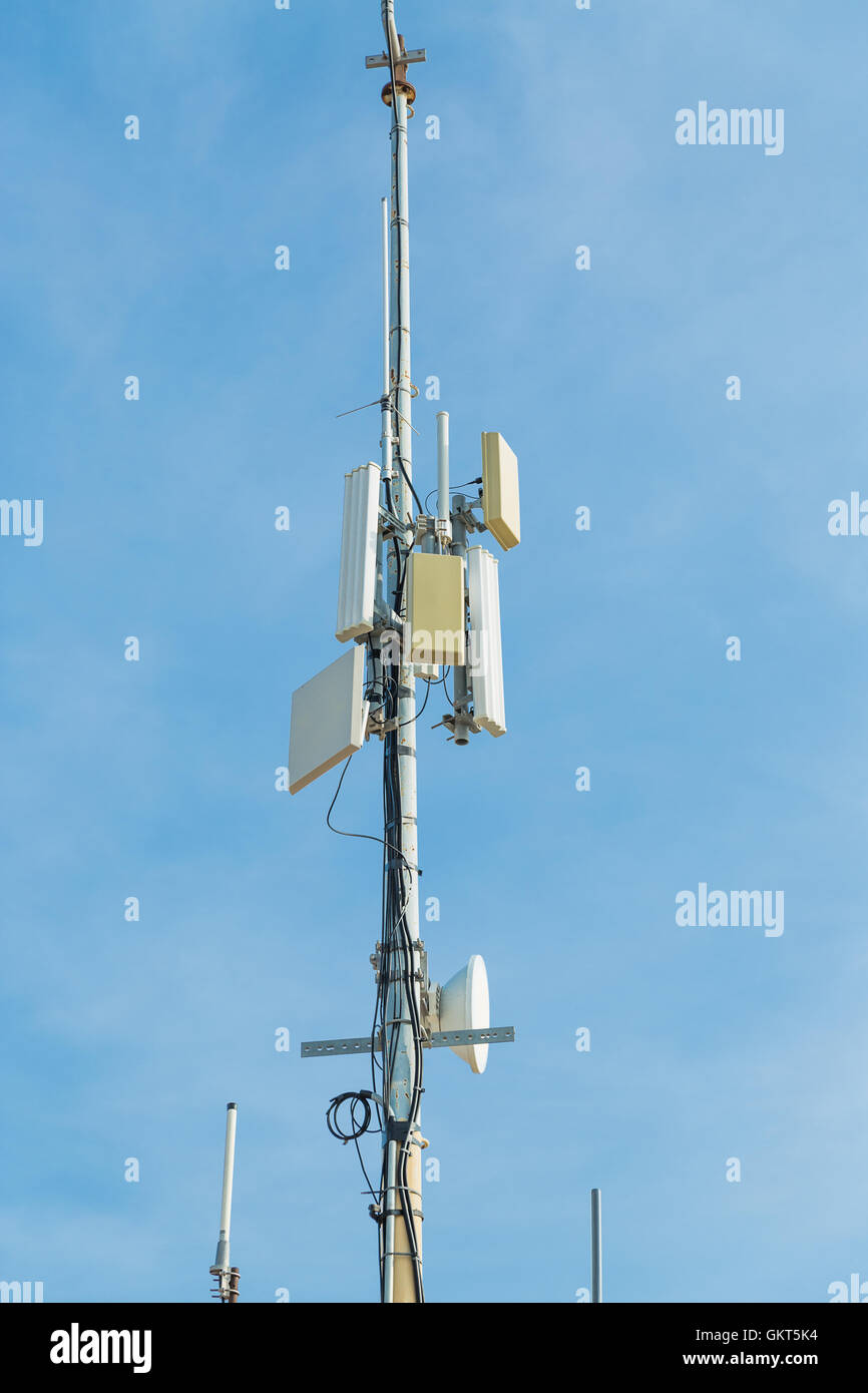 Modern Telecommunication tower Stock Photo - Alamy