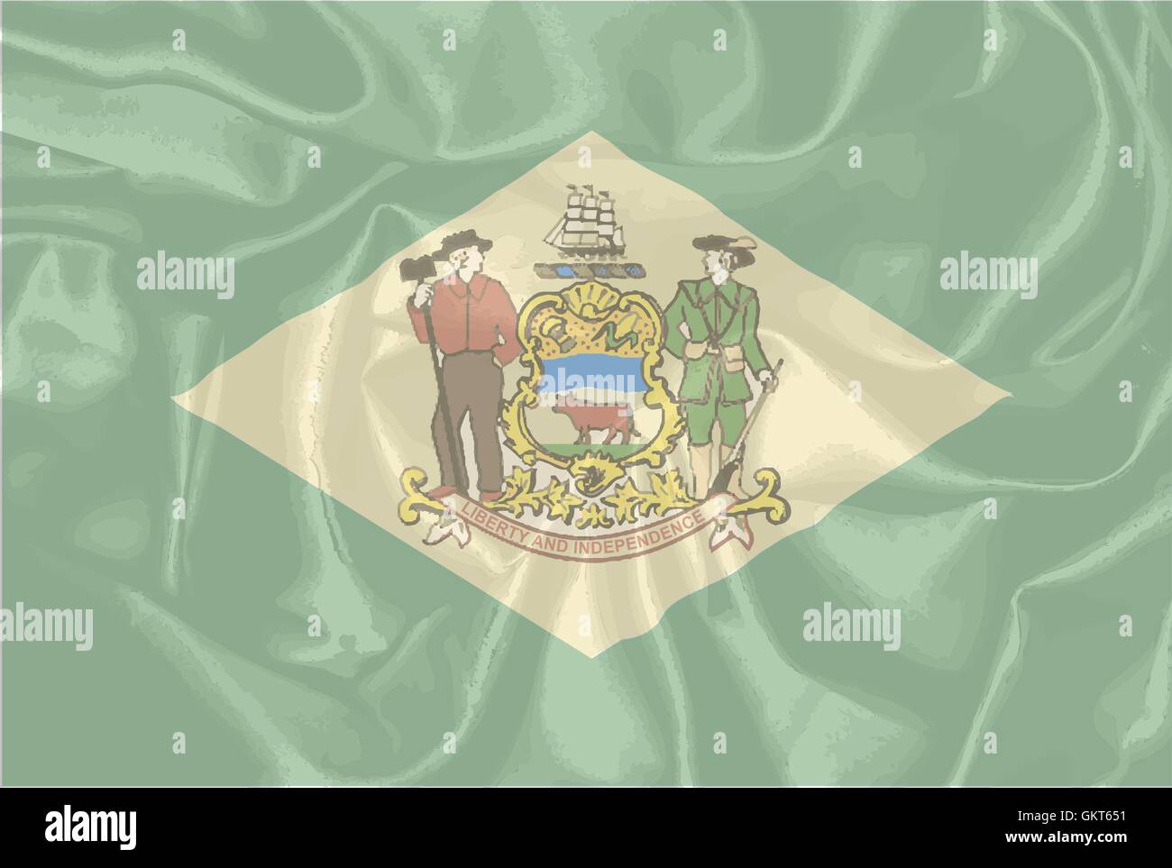 Flag of delaware hi-res stock photography and images - Alamy