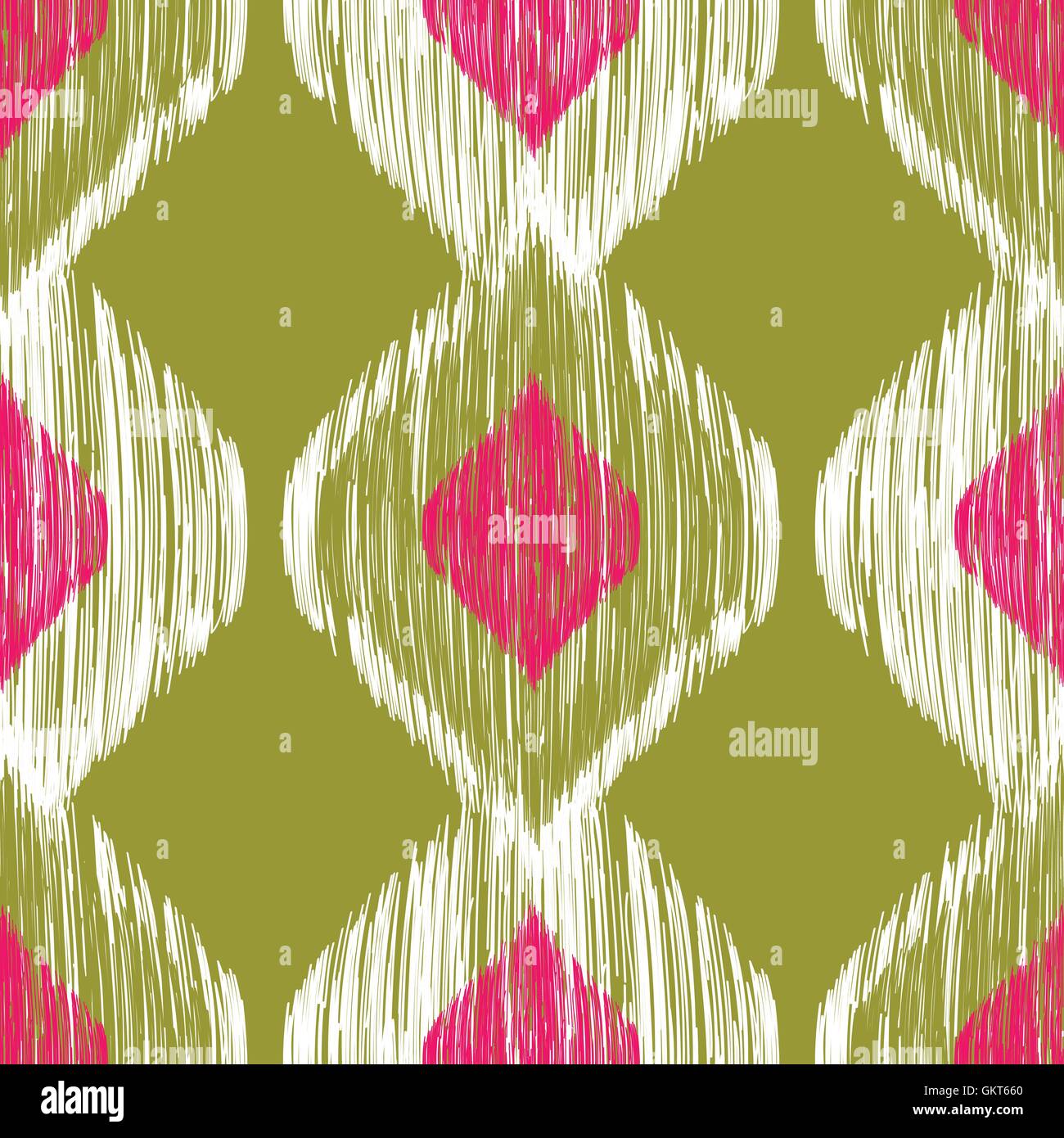 Pink Ikat Pattern