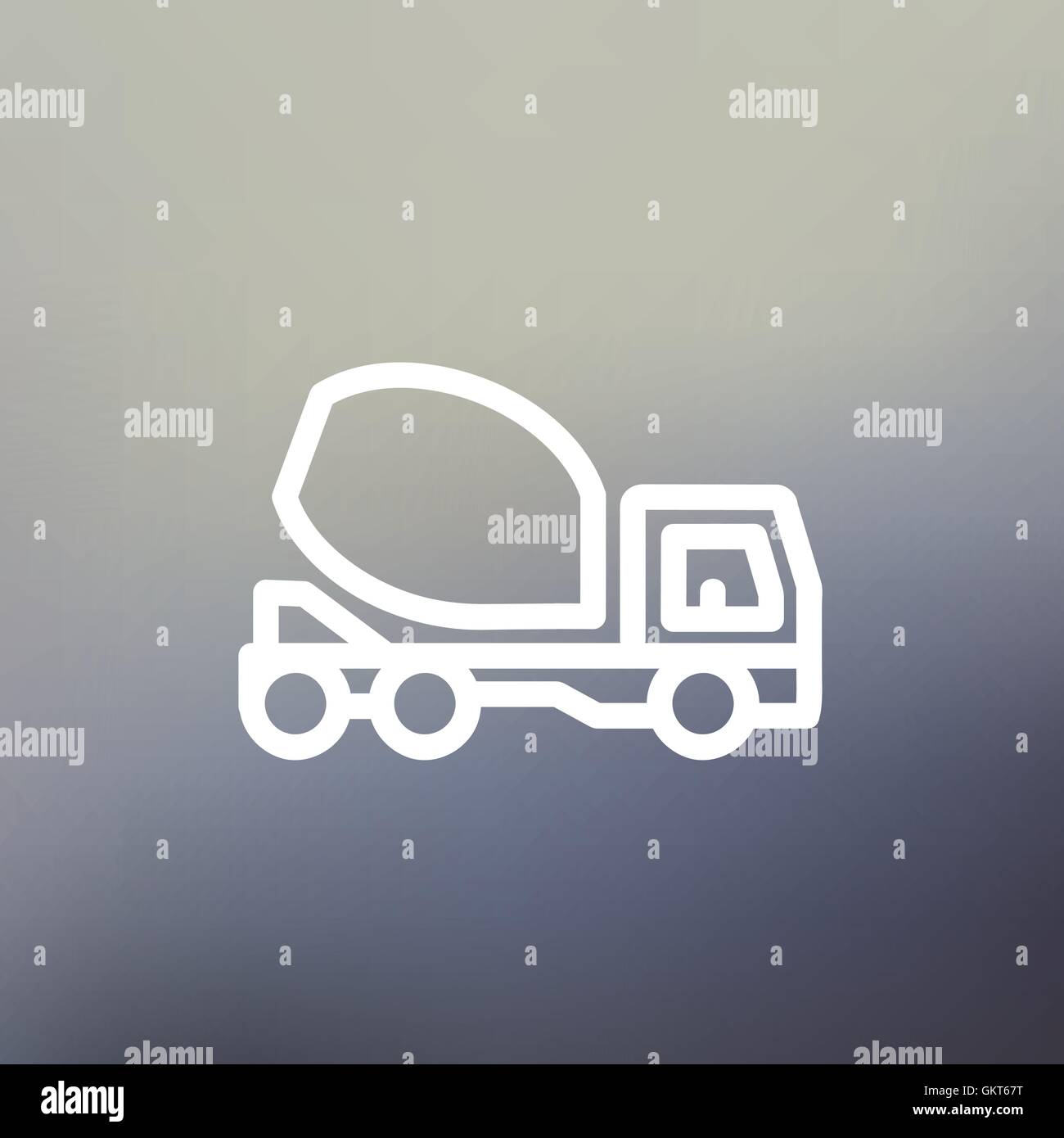 Cement concrete construction truck Stock Vector Images - Alamy