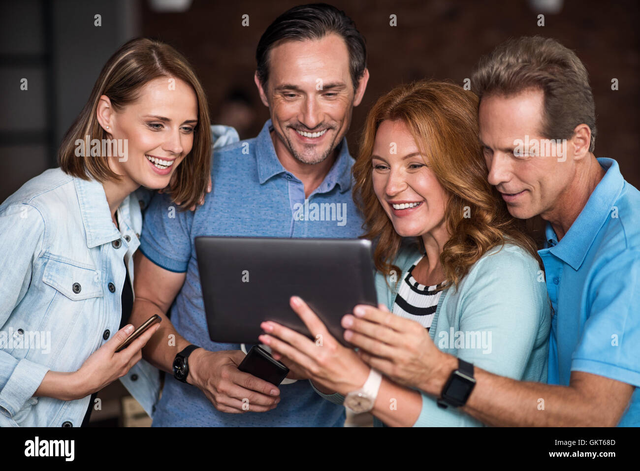 Using digital technologies young hi-res stock photography and images ...
