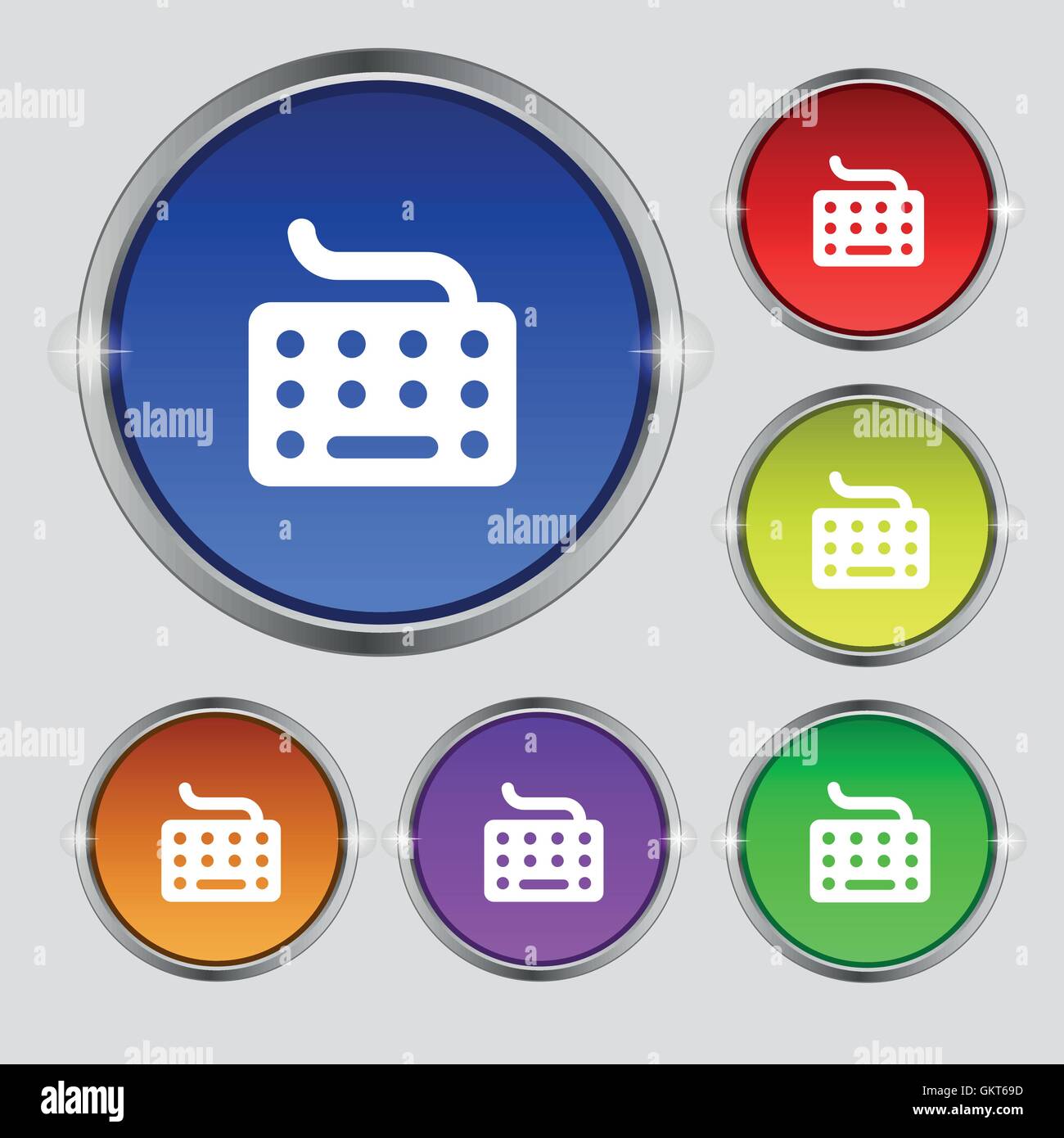 Typing fingers text on computer Stock Vector Images - Alamy