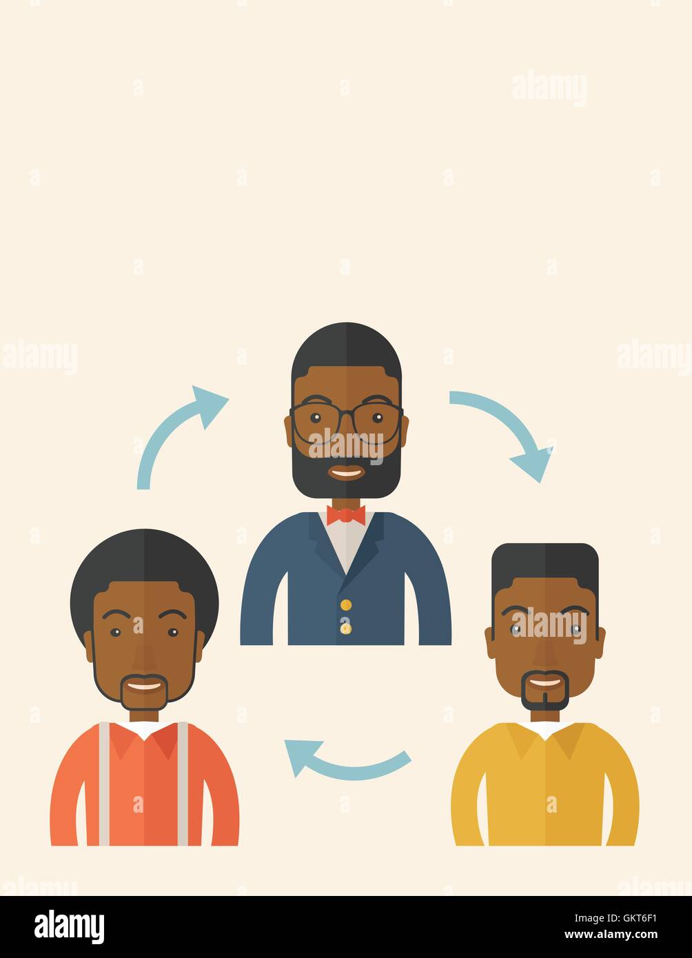 African employee Stock Vector Images - Alamy