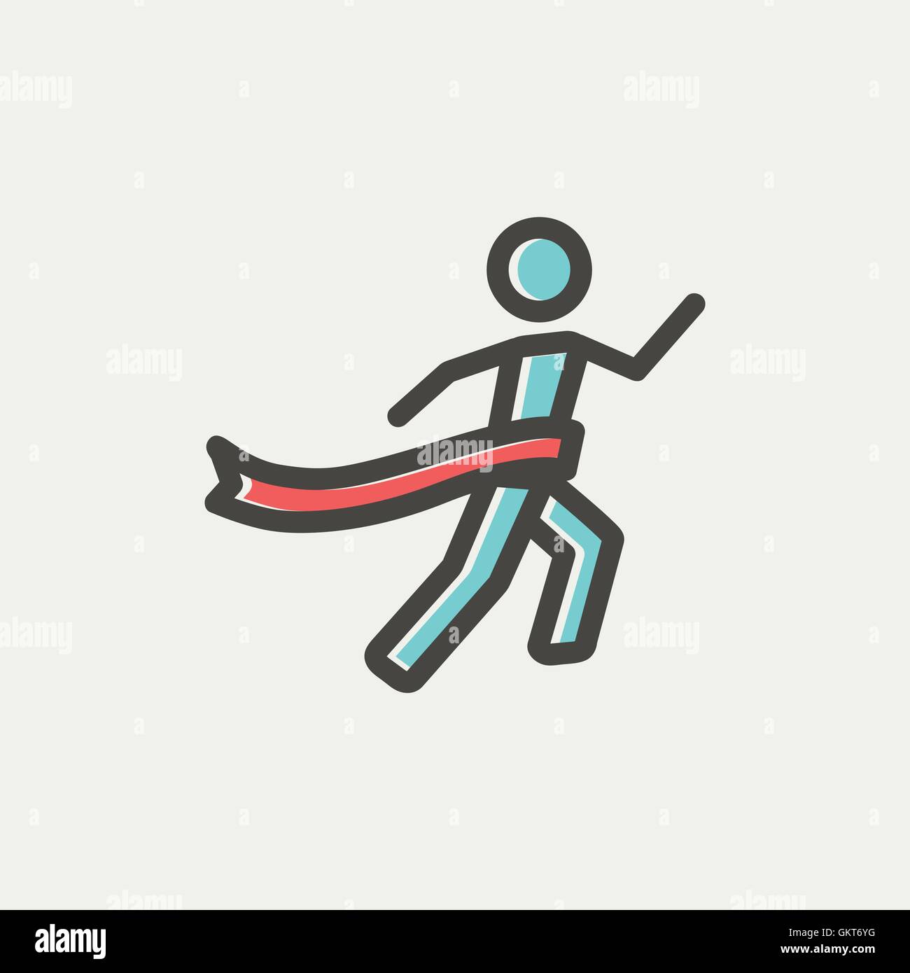 Marathon finish line tape hi-res stock photography and images - Alamy