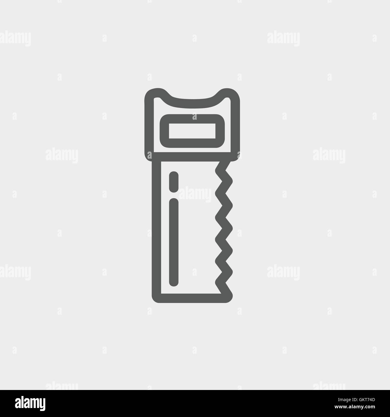 Hand hacksaw icon outline Stock Vector Images - Alamy