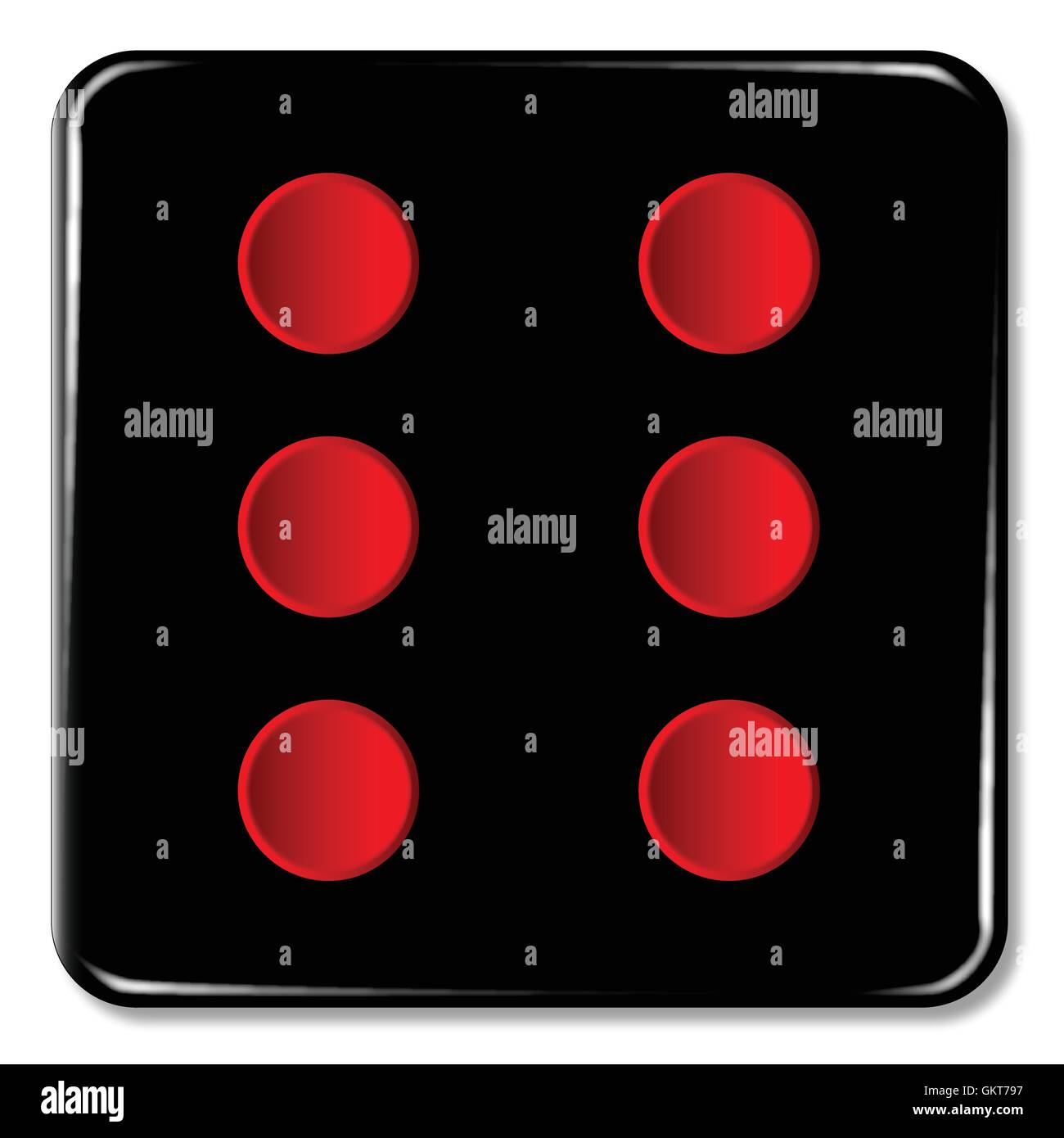 Six dice Stock Vector Images - Alamy