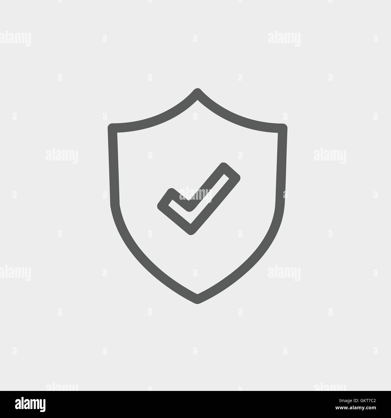 Shield check mark hi-res stock photography and images - Alamy