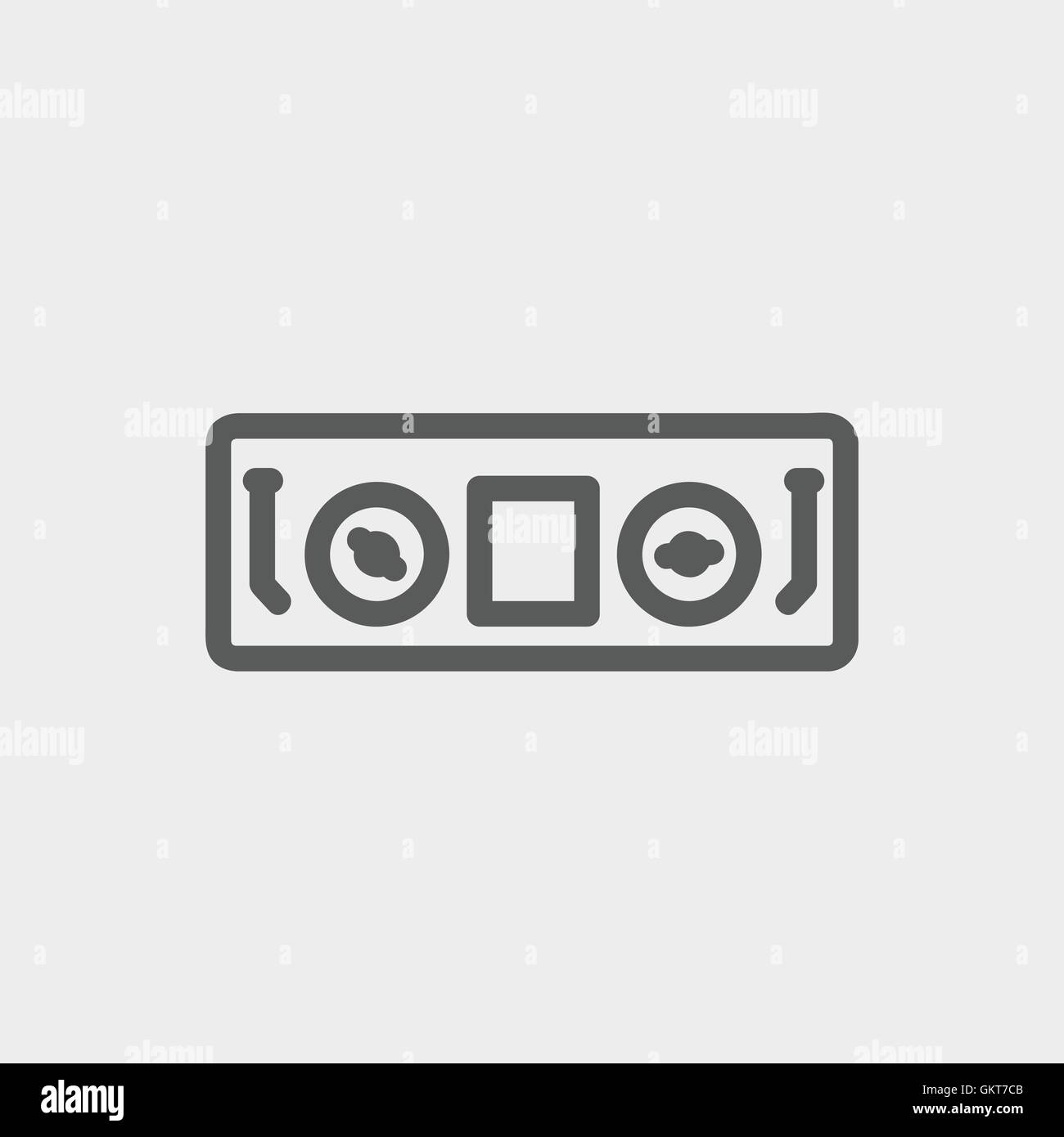 Musical equipment music console Stock Vector Images - Alamy