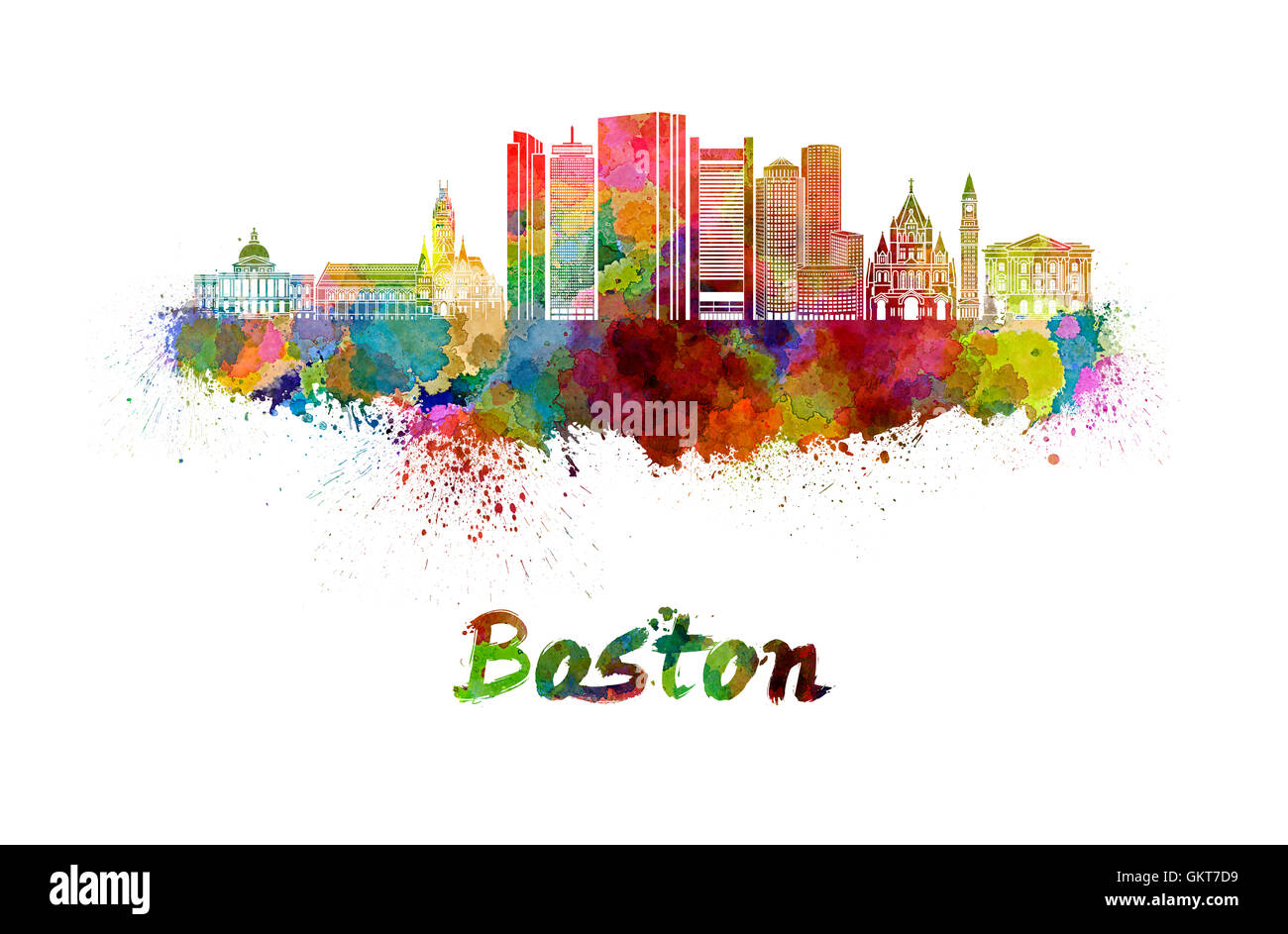 Boston monuments Cut Out Stock Images & Pictures - Alamy