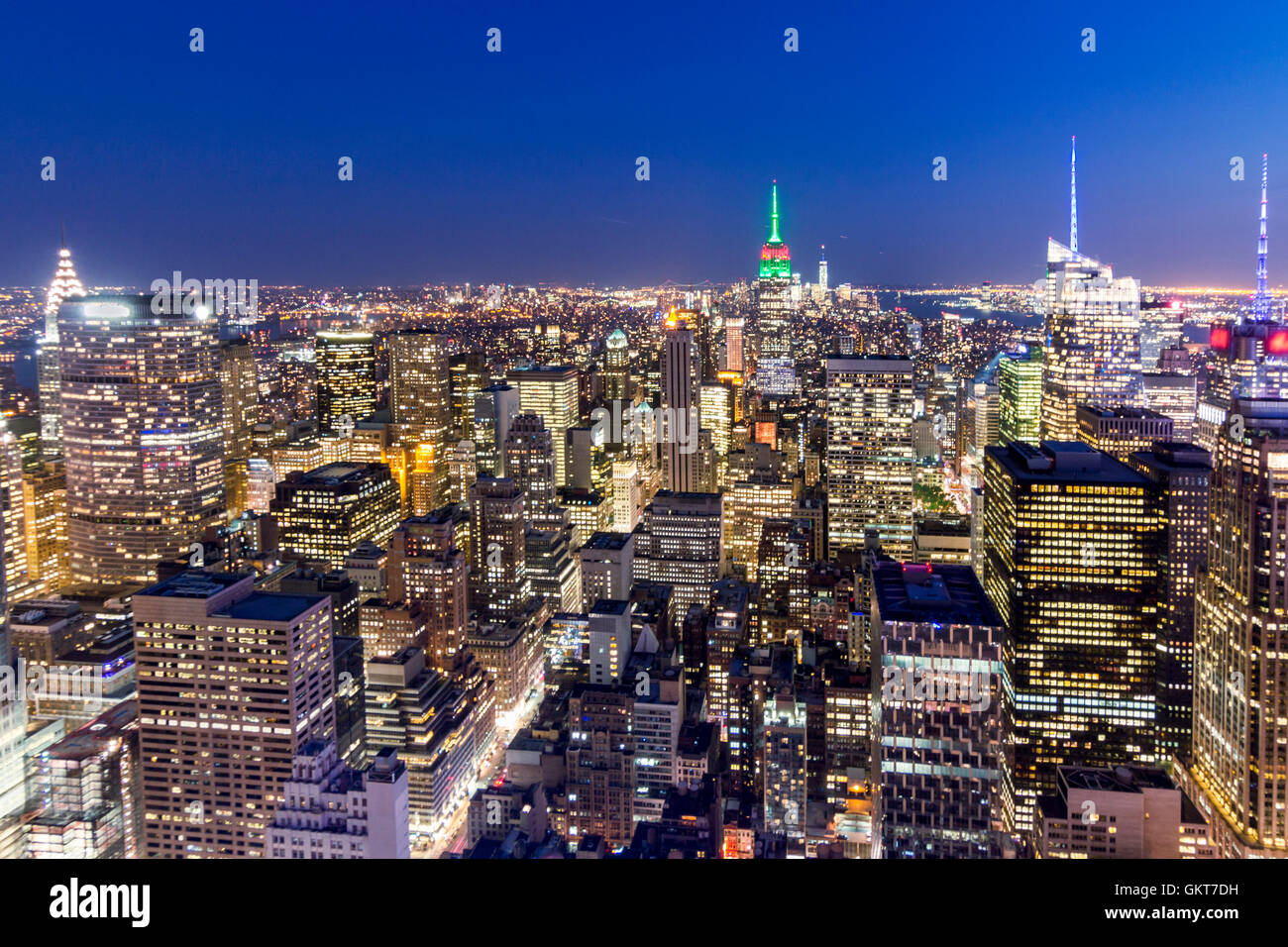 New york city nightscape hi-res stock photography and images - Alamy