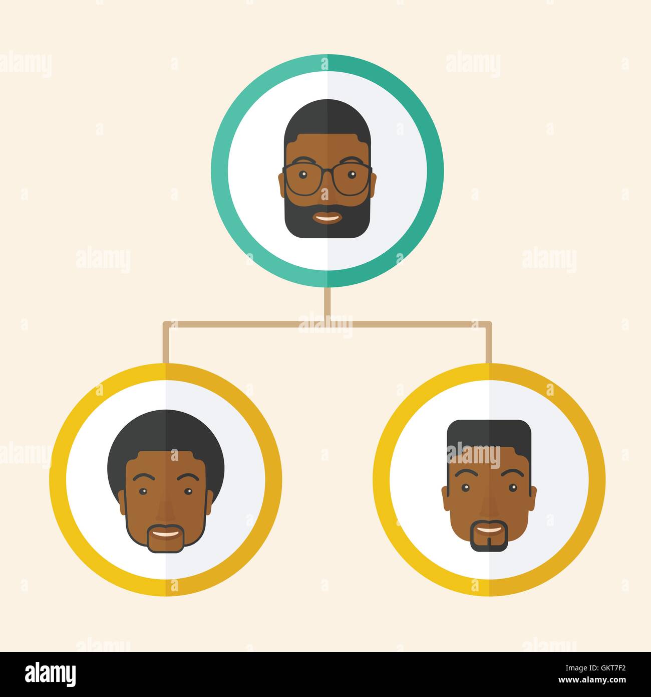 African american team meeting Stock Vector Images - Alamy