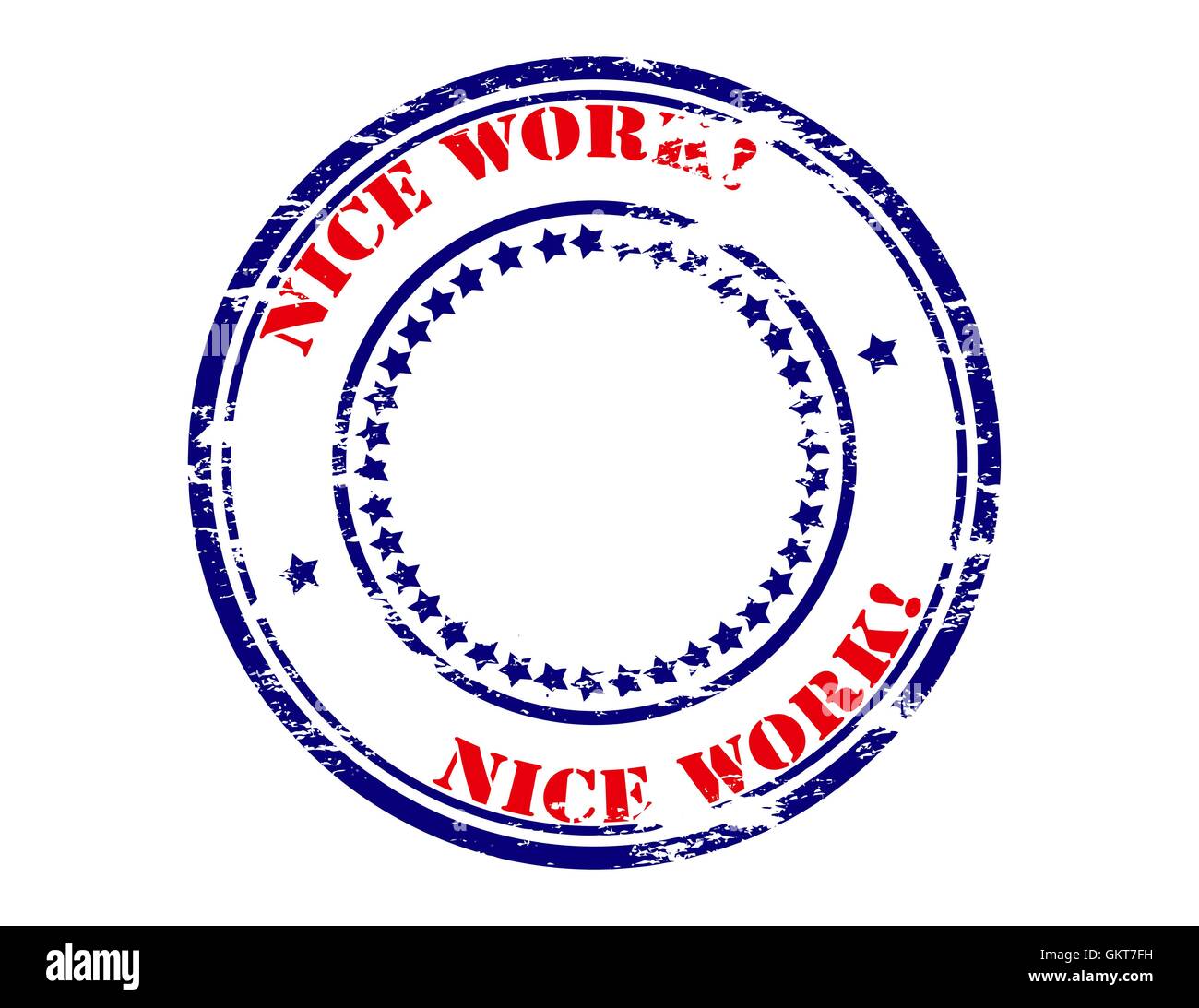 Nice work stamp hi-res stock photography and images - Alamy