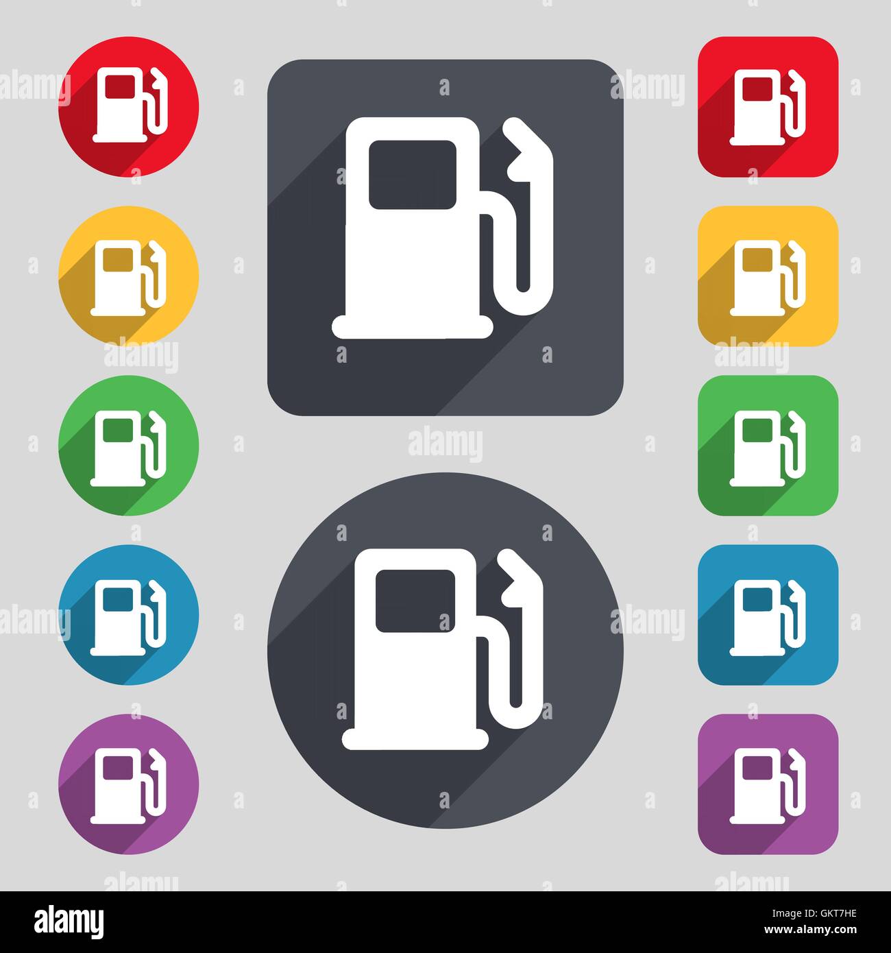 Long fuel tank Stock Vector Images - Alamy
