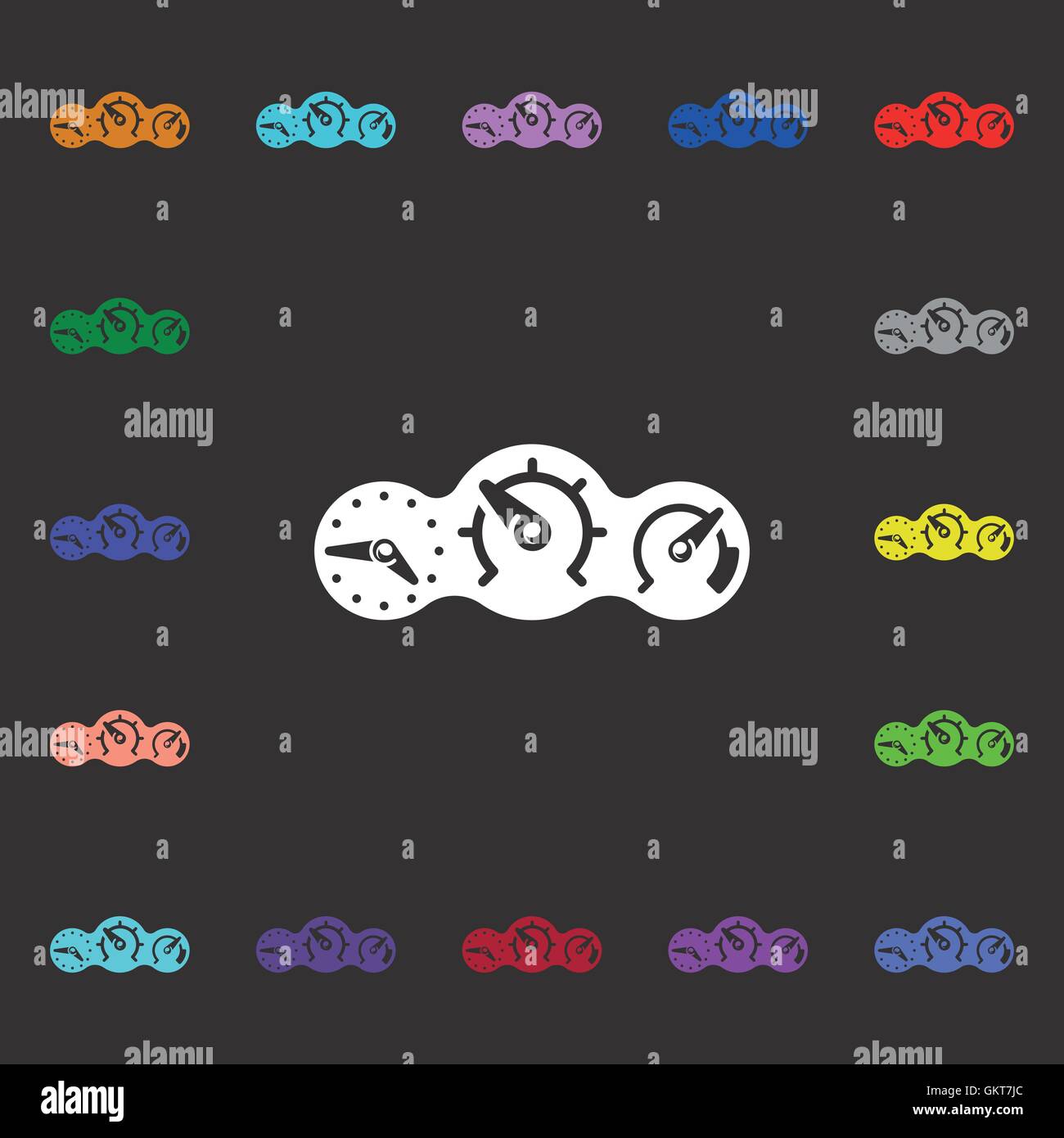 Transport network symbols Stock Vector Images - Alamy