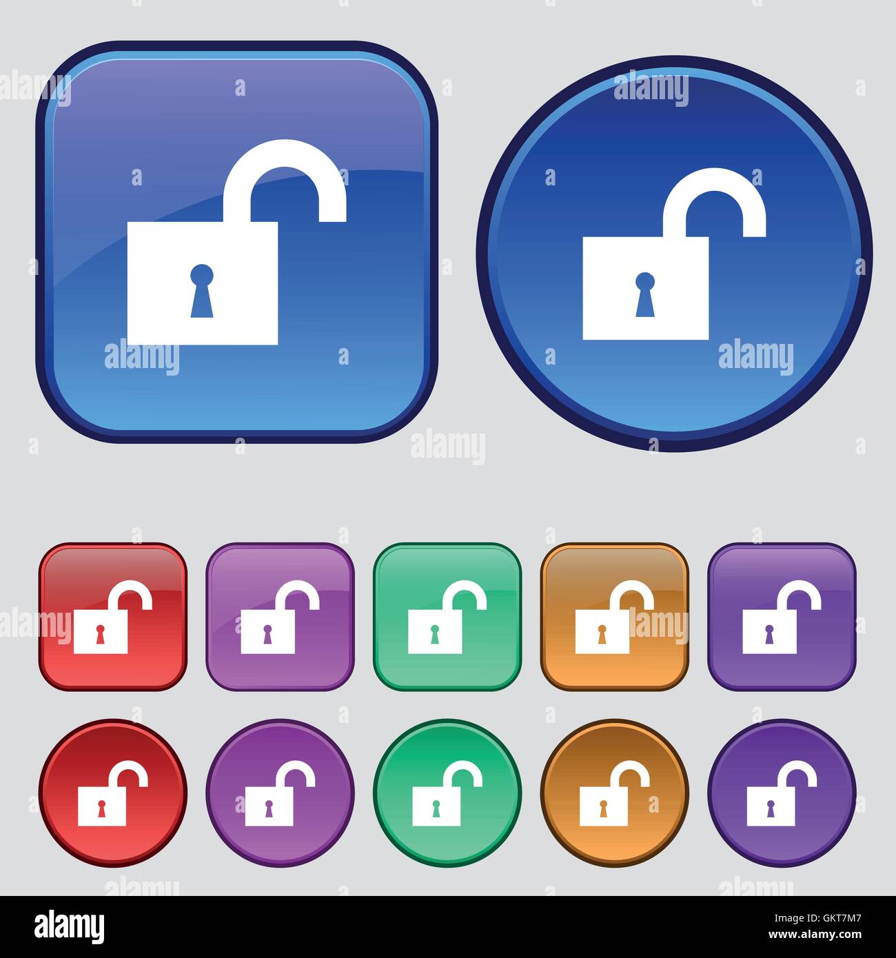 Number locks Stock Vector Images - Alamy