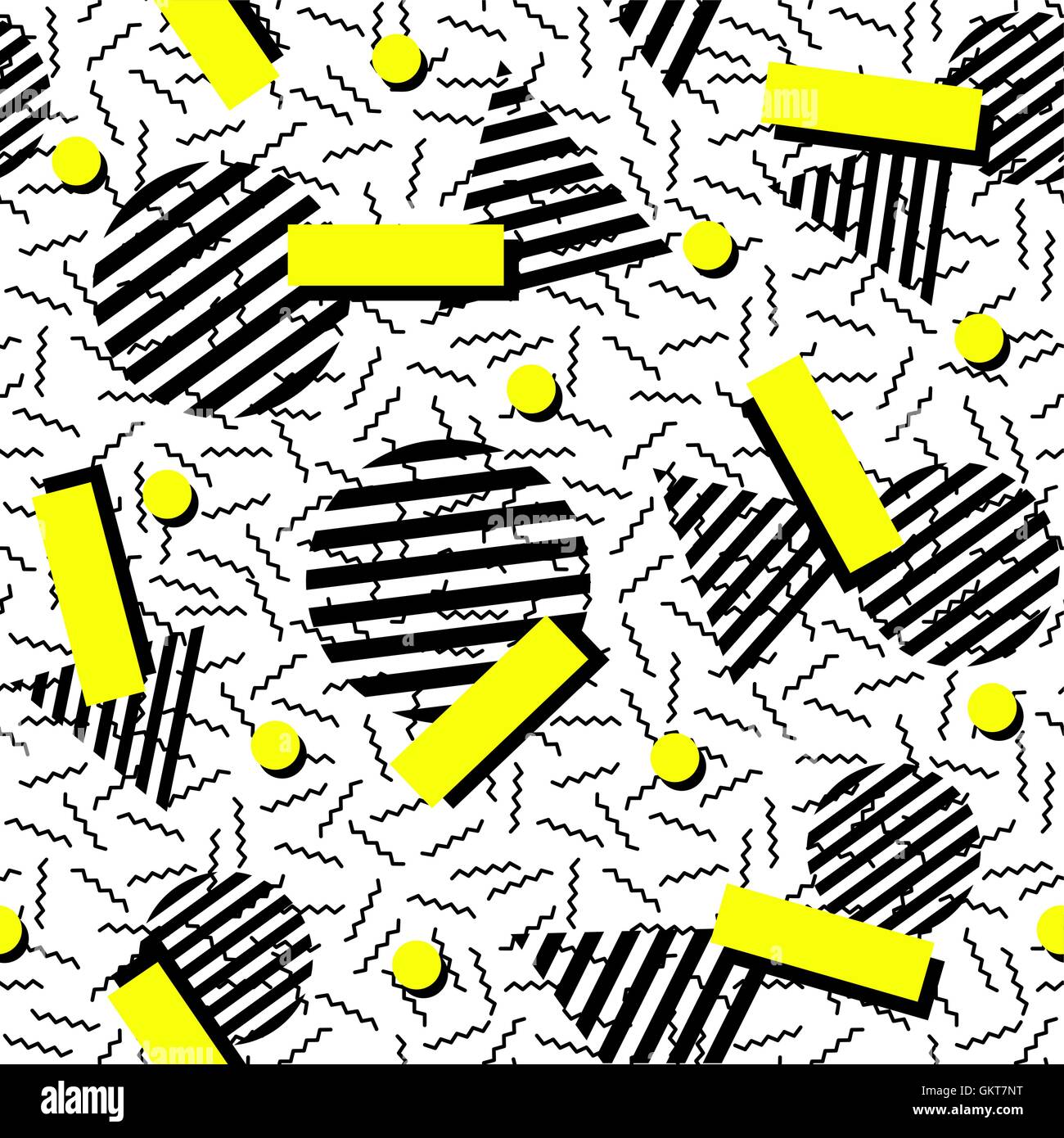 Retro fashion 80s seamless pattern background Stock Vector Image & Art ...