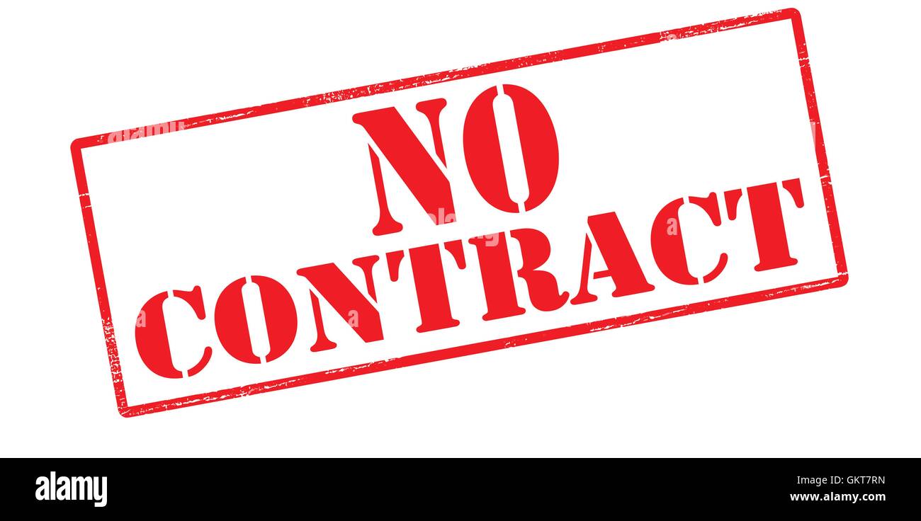 No contract text Cut Out Stock Images & Pictures - Alamy