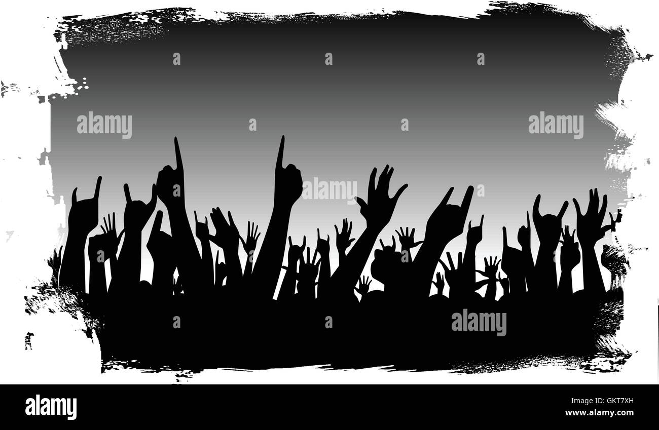 Audience concert Cut Out Stock Images & Pictures - Alamy