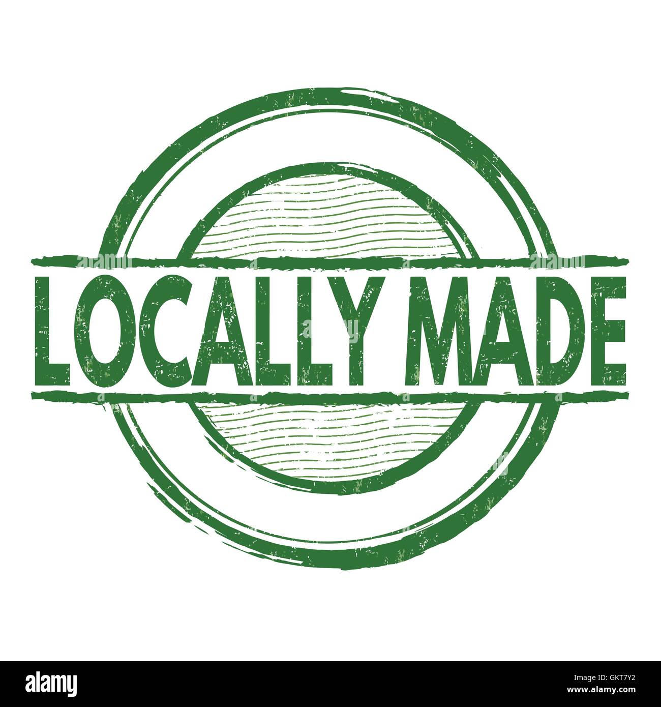 Locally made stamp Stock Vector Image & Art - Alamy