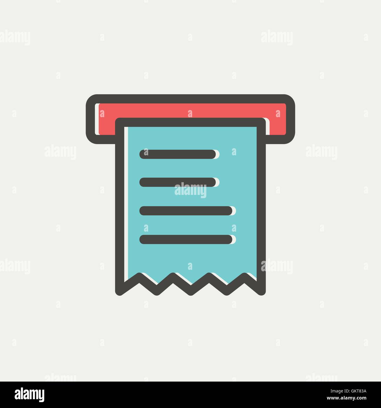 Debt finance icon outline Stock Vector Images - Alamy