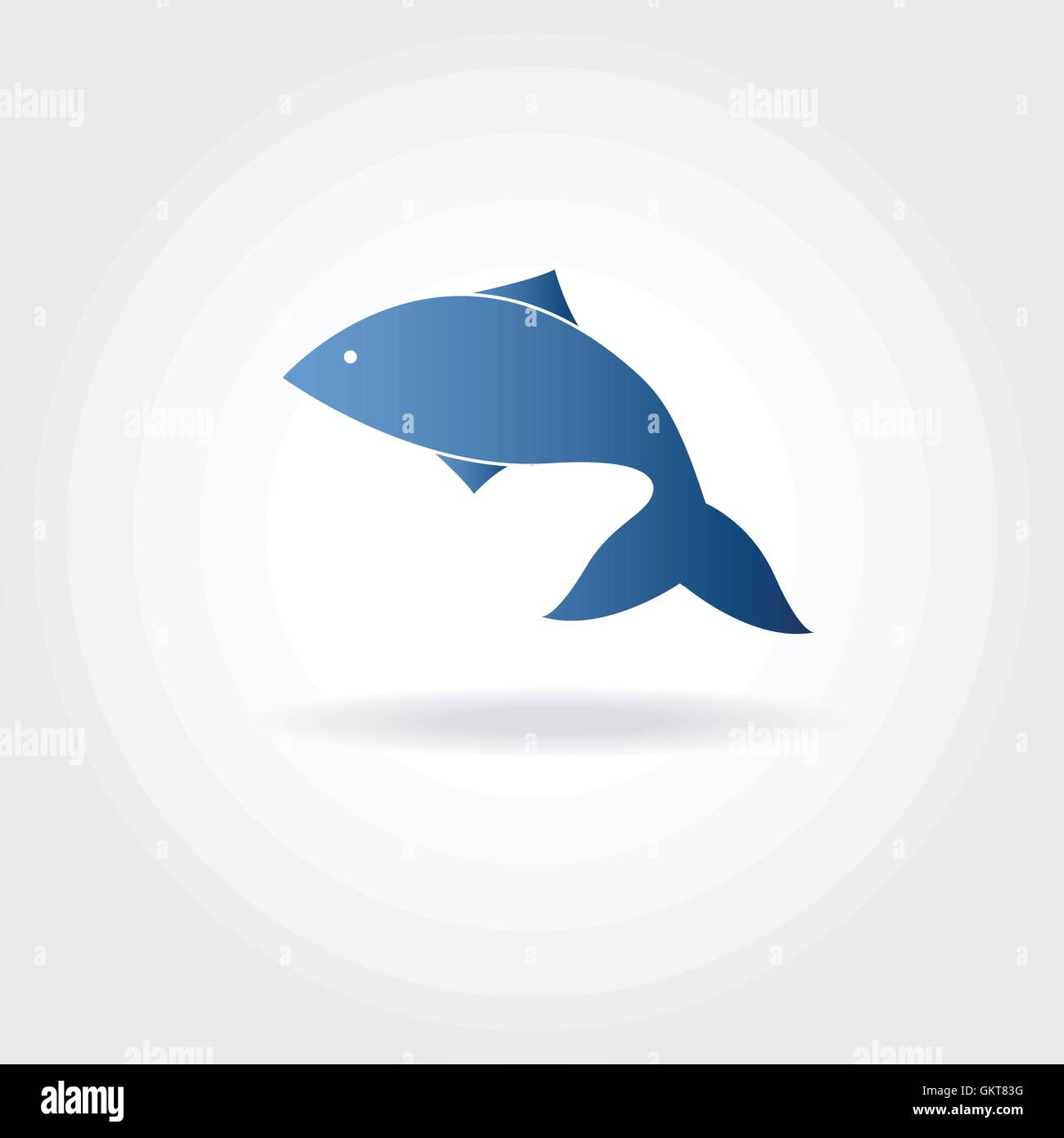 Blue lake water background fisherman Stock Vector Images - Alamy