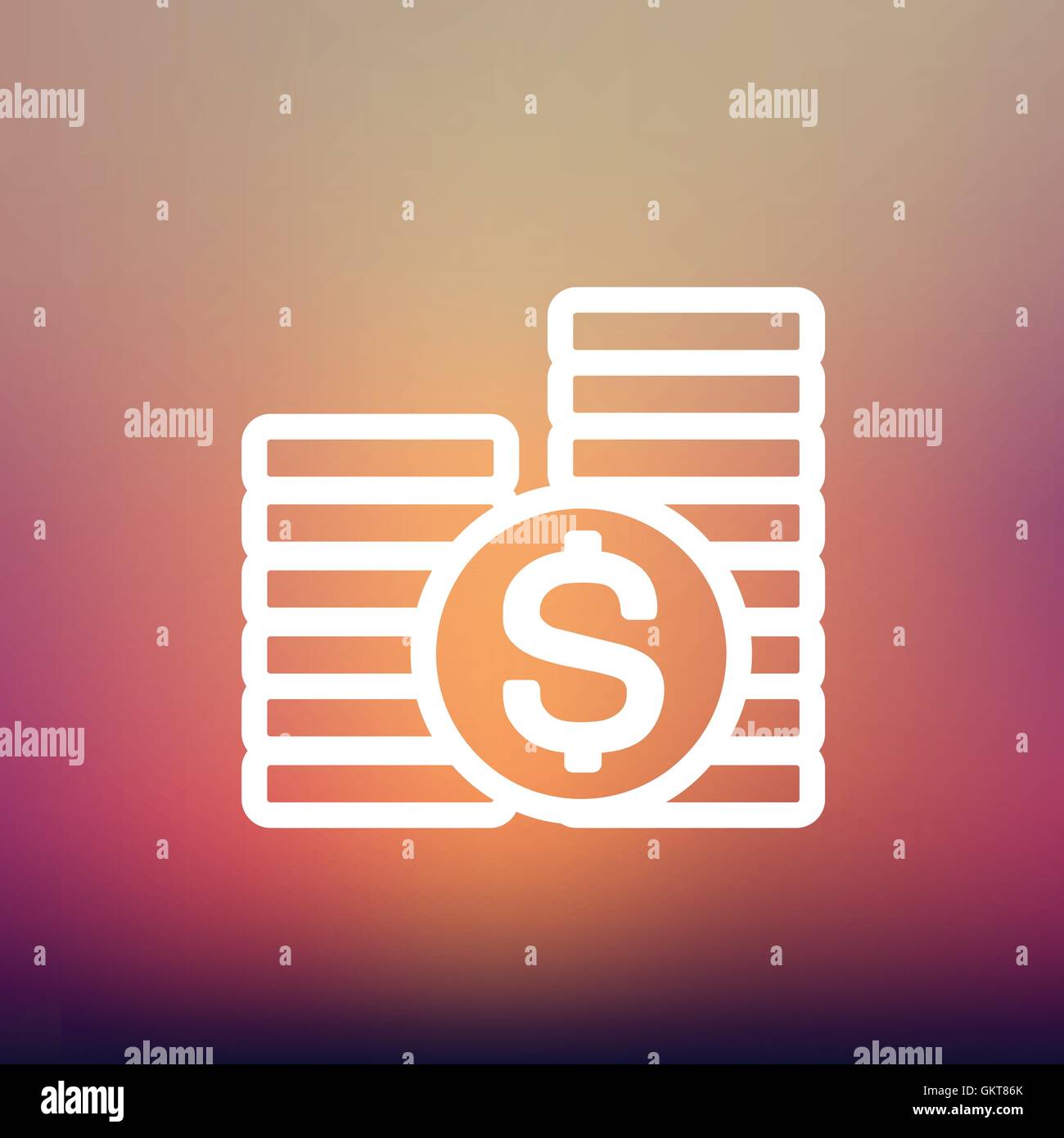 Prize money icon linear Stock Vector Images - Alamy