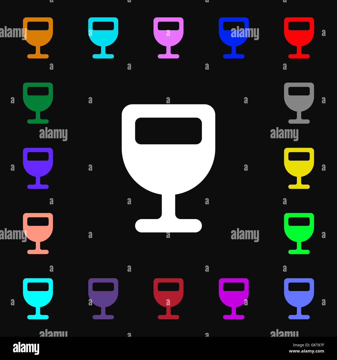 Drink here sign Stock Vector Images - Alamy