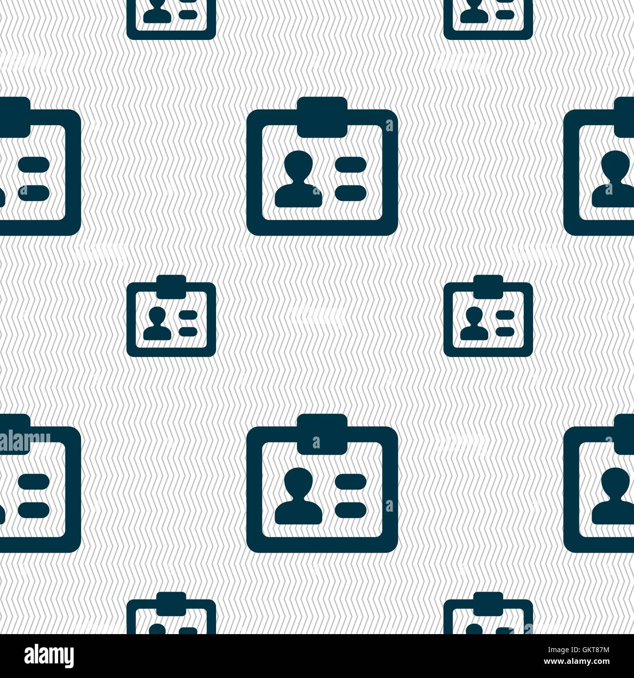 Id card button icon concept Stock Vector Images - Alamy