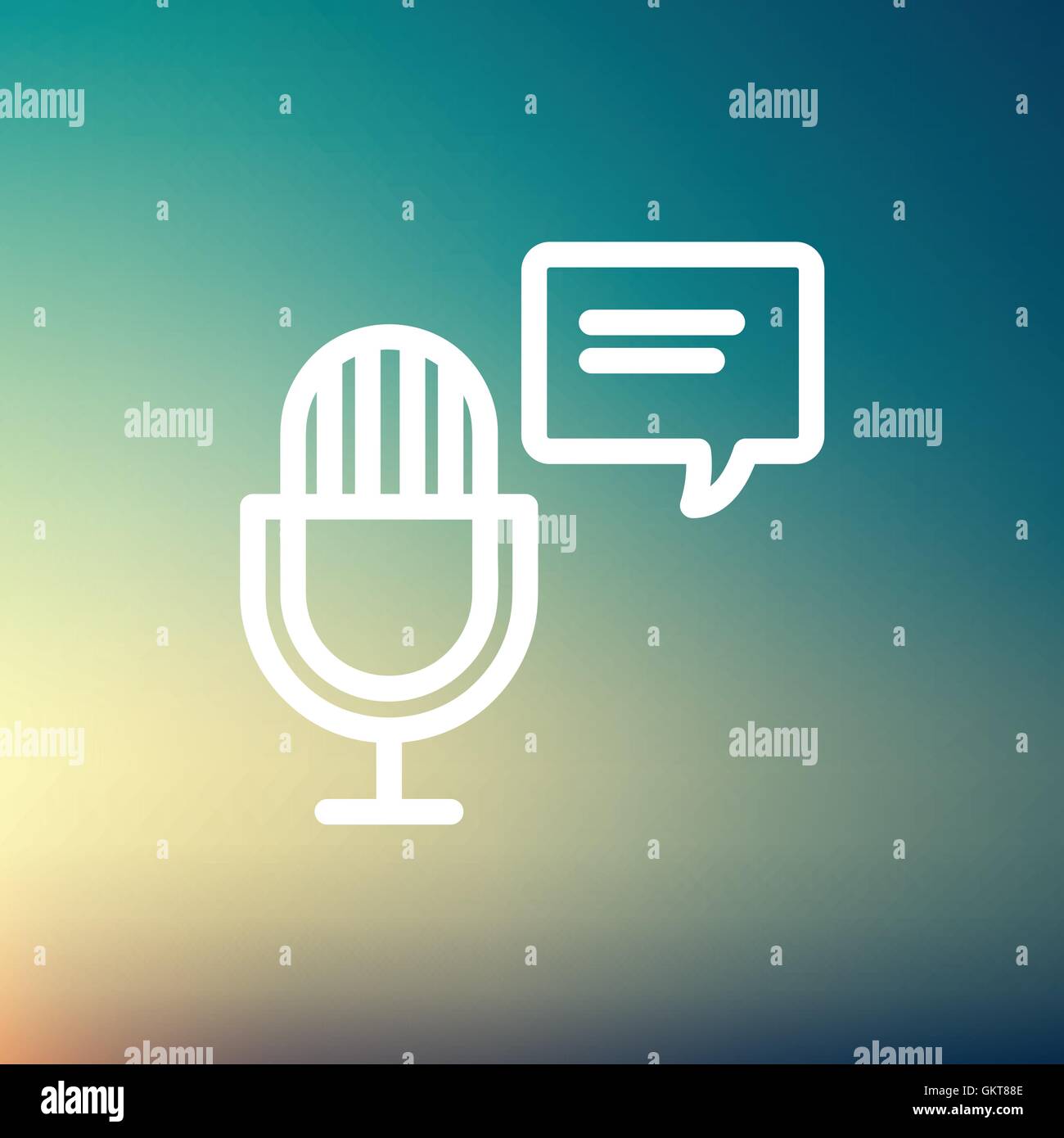Recorder mic Stock Vector Images - Alamy