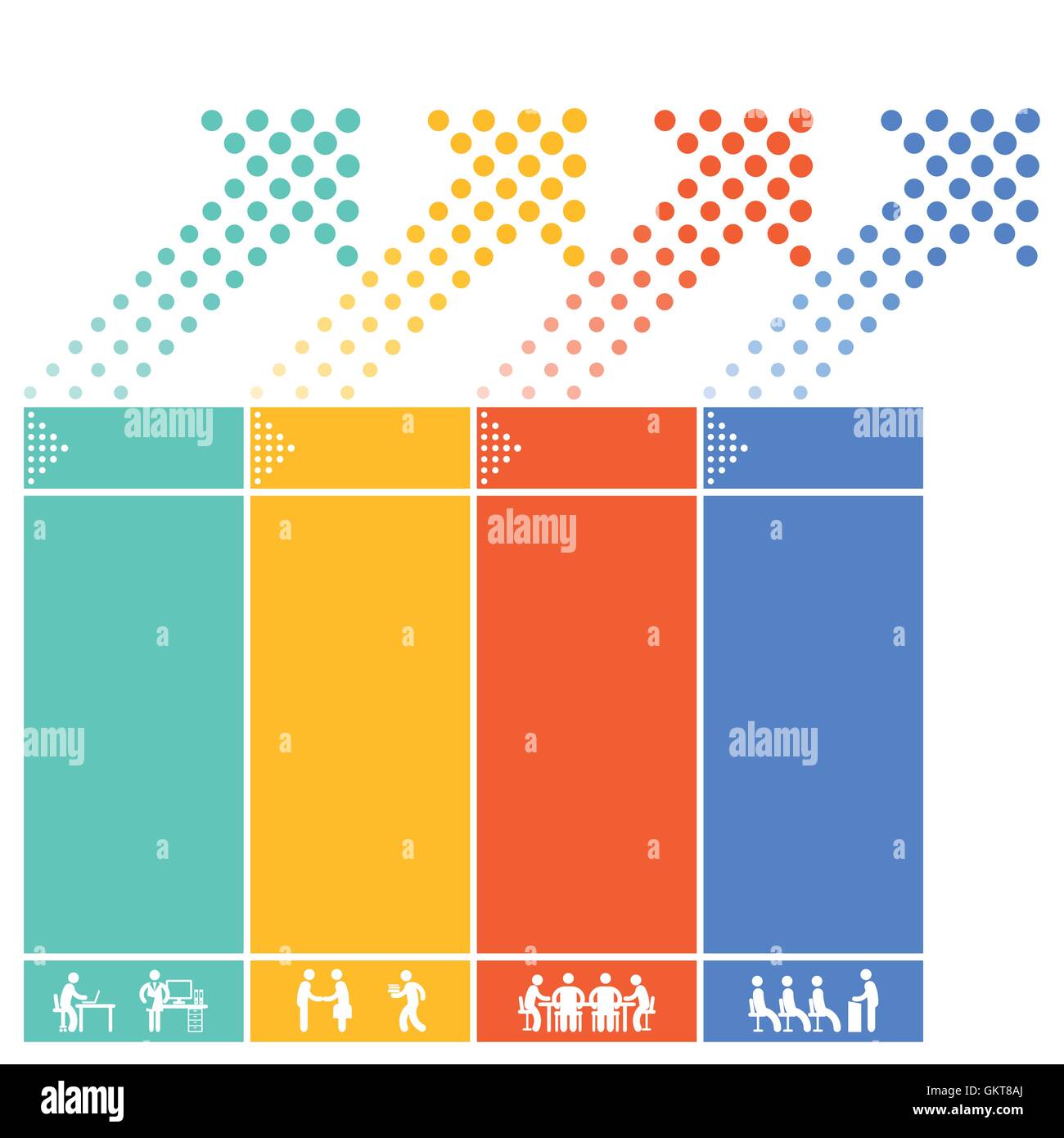 Vector template infographic arrows Stock Vector Images - Alamy