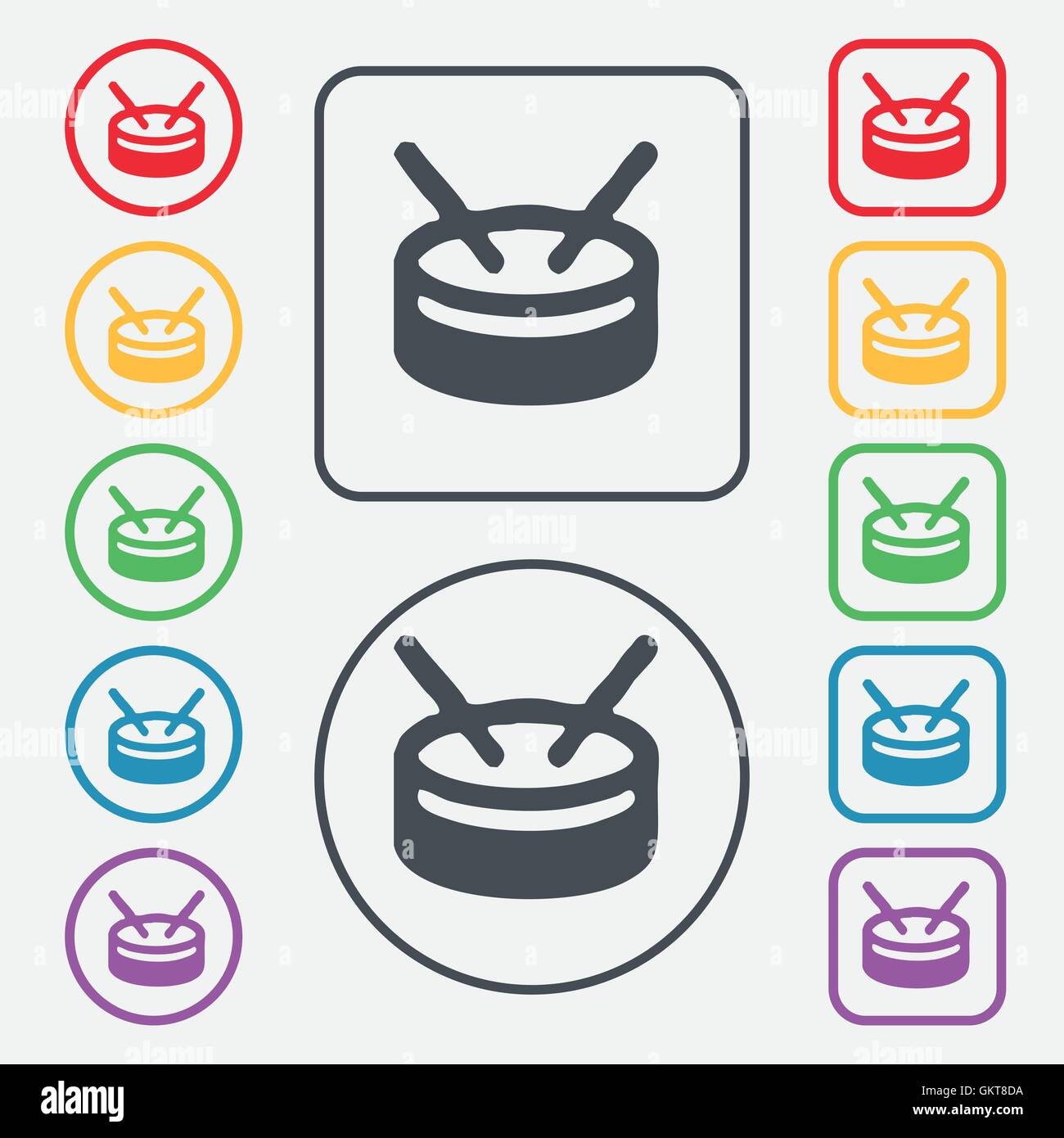 Drummer symbol hi-res stock photography and images - Alamy