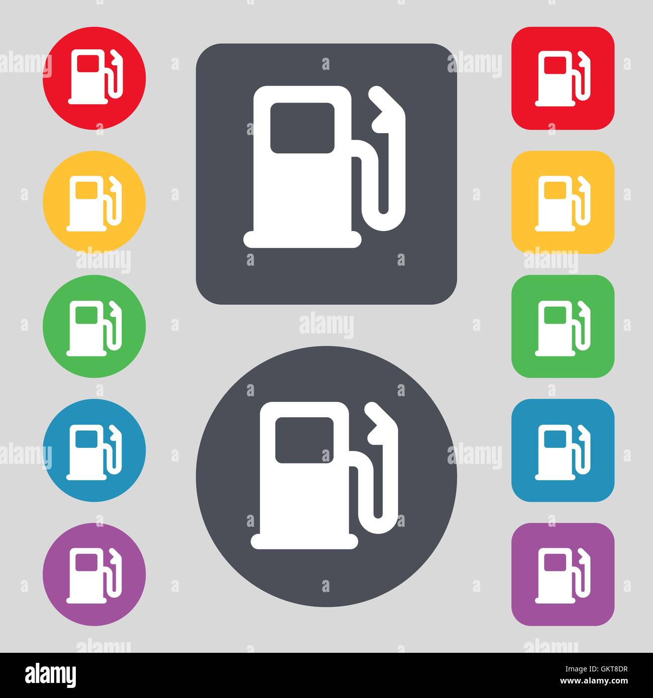 Fuel tank buttons Stock Vector Images - Alamy