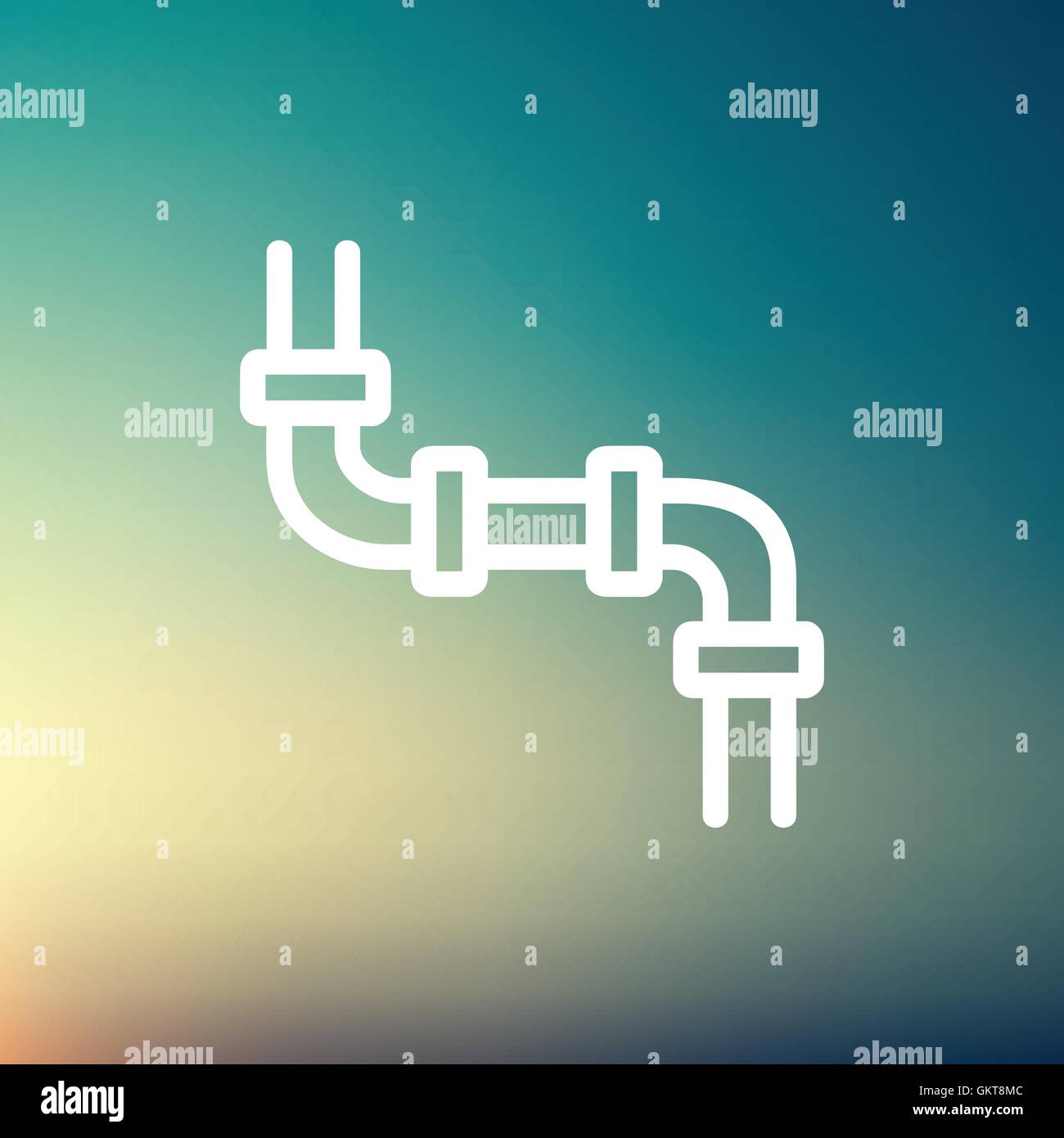 Metal pipeline Stock Vector Images - Alamy