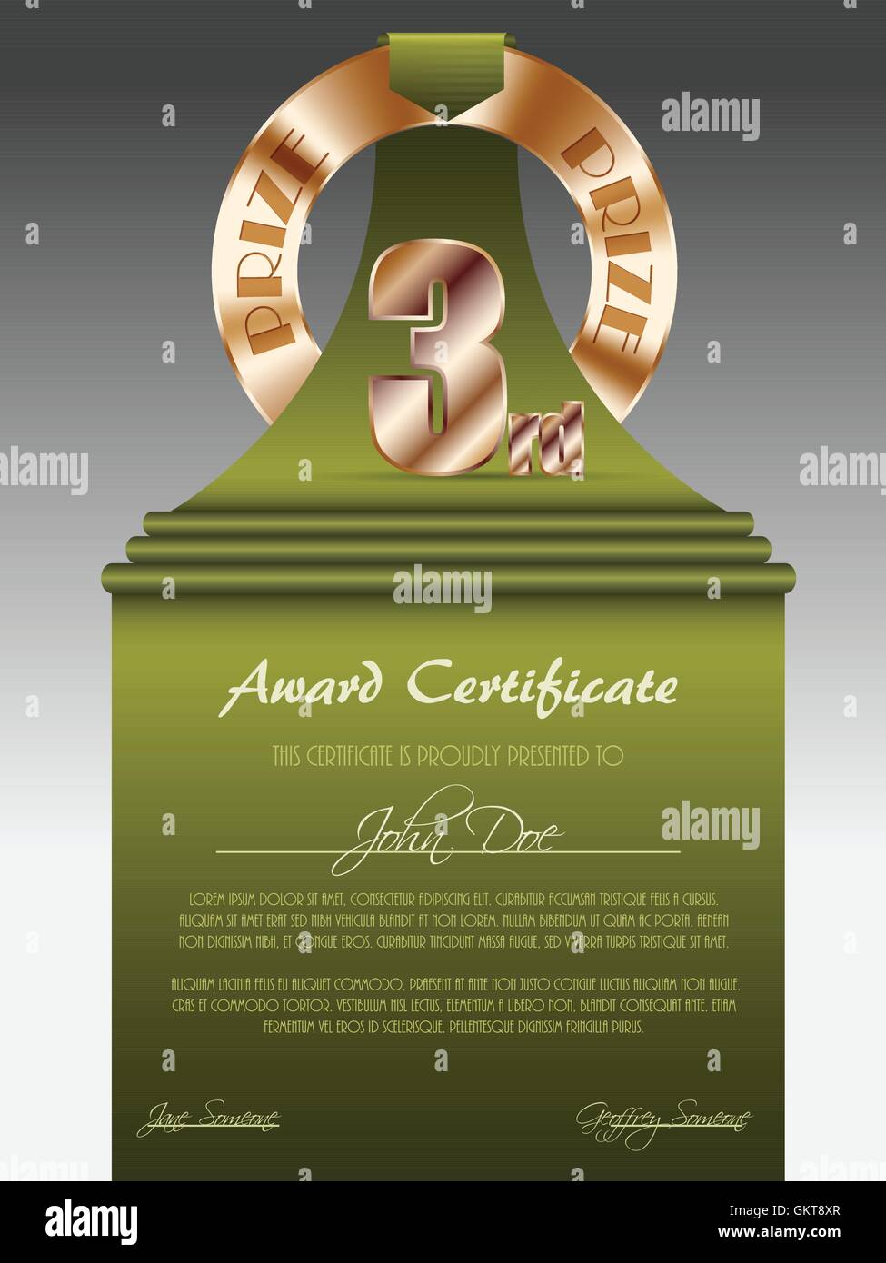 3rd bronze award hi-res stock photography and images - Alamy