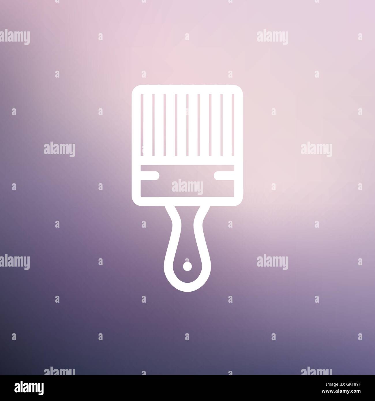 Paintbrush outline Stock Vector Images - Alamy