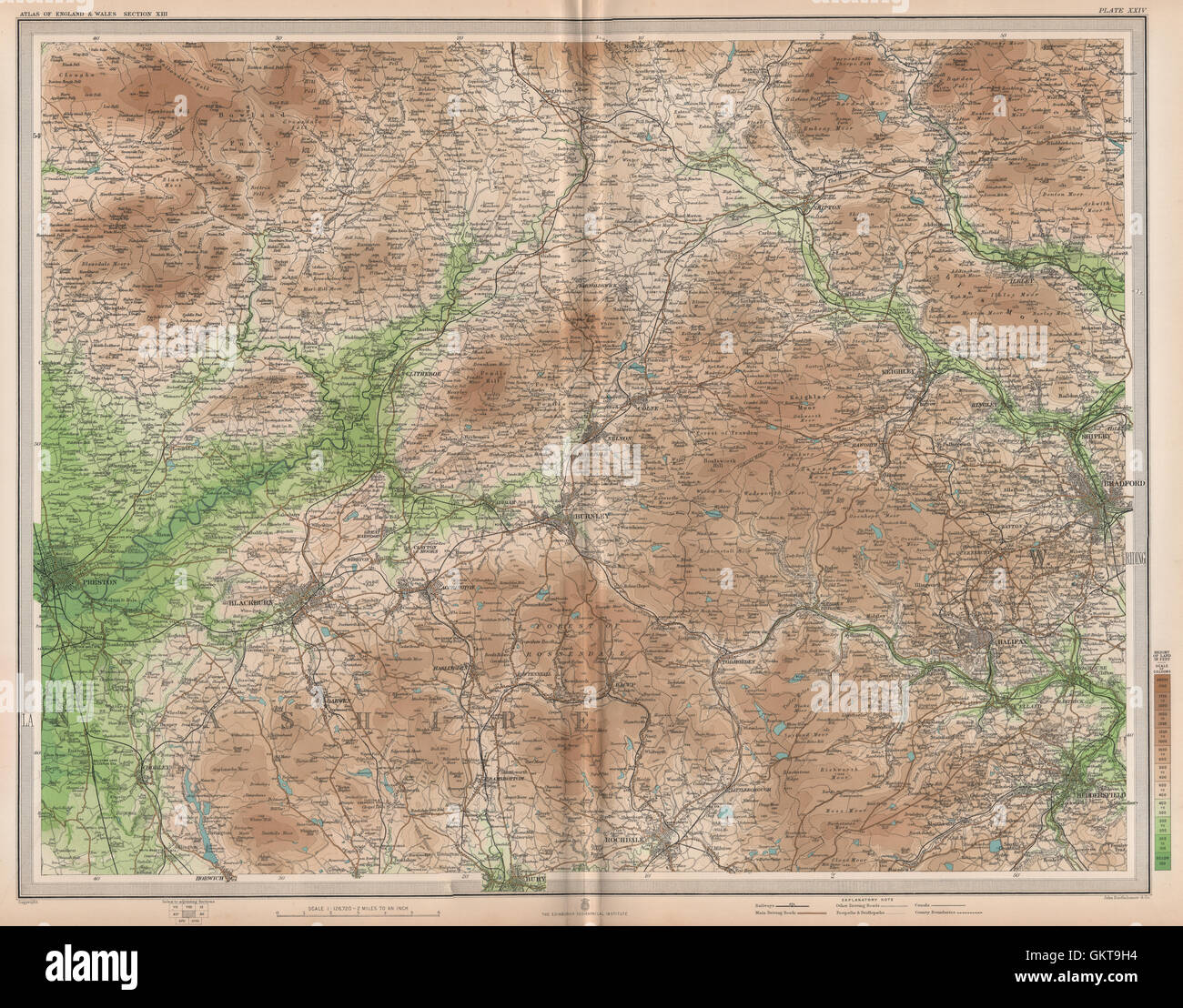 LANCASHIRE/YORKSHIRE. Blackburn Halifax Bradford Burnley Ribble Valley ...