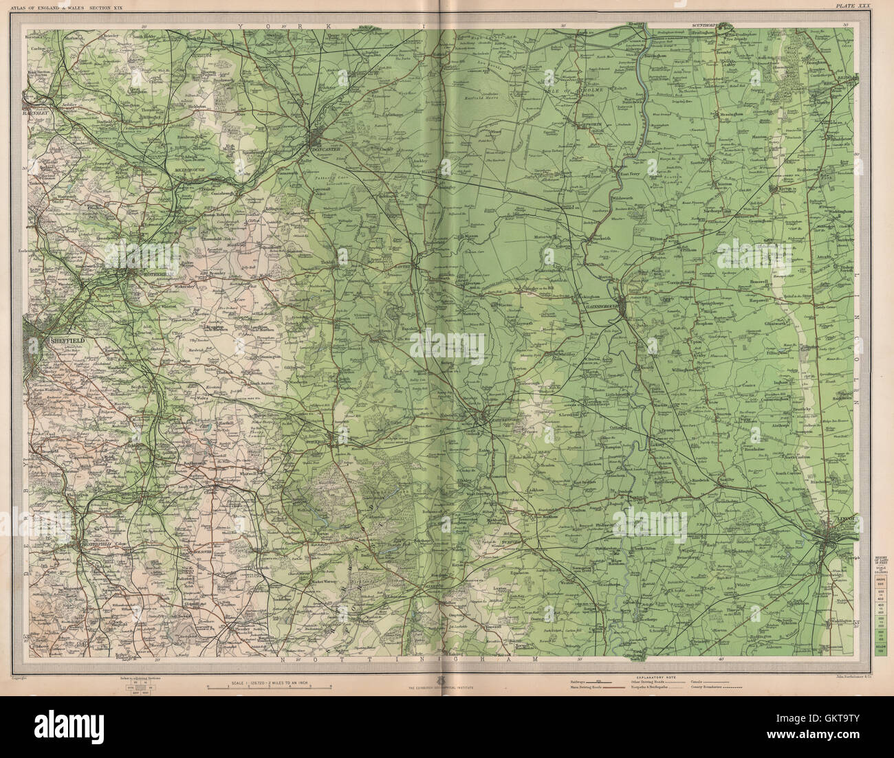 Map of chesterfield hi-res stock photography and images - Alamy